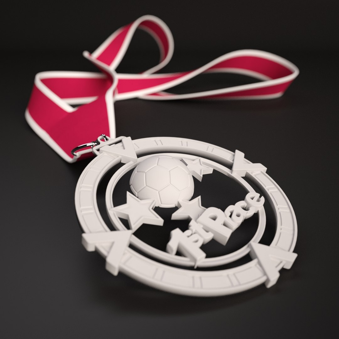 Printable Medal 1st Place 3D Model - TurboSquid 1450438