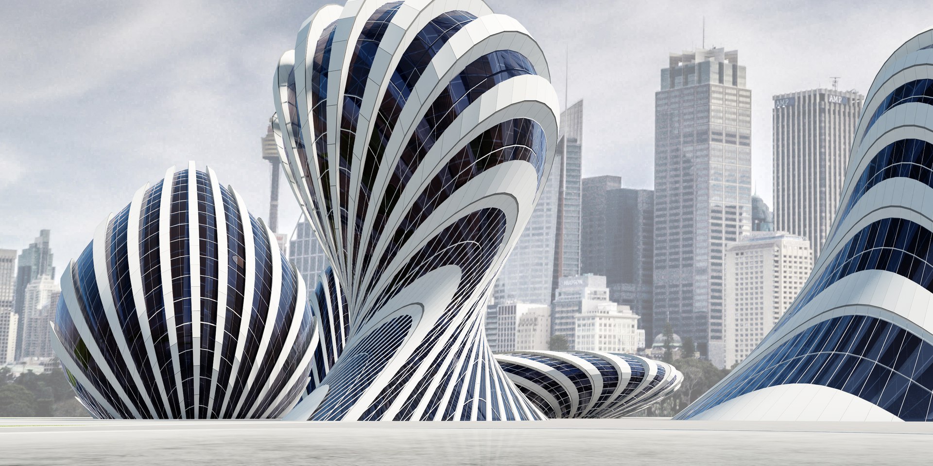 Modern Futuristic 3d Model