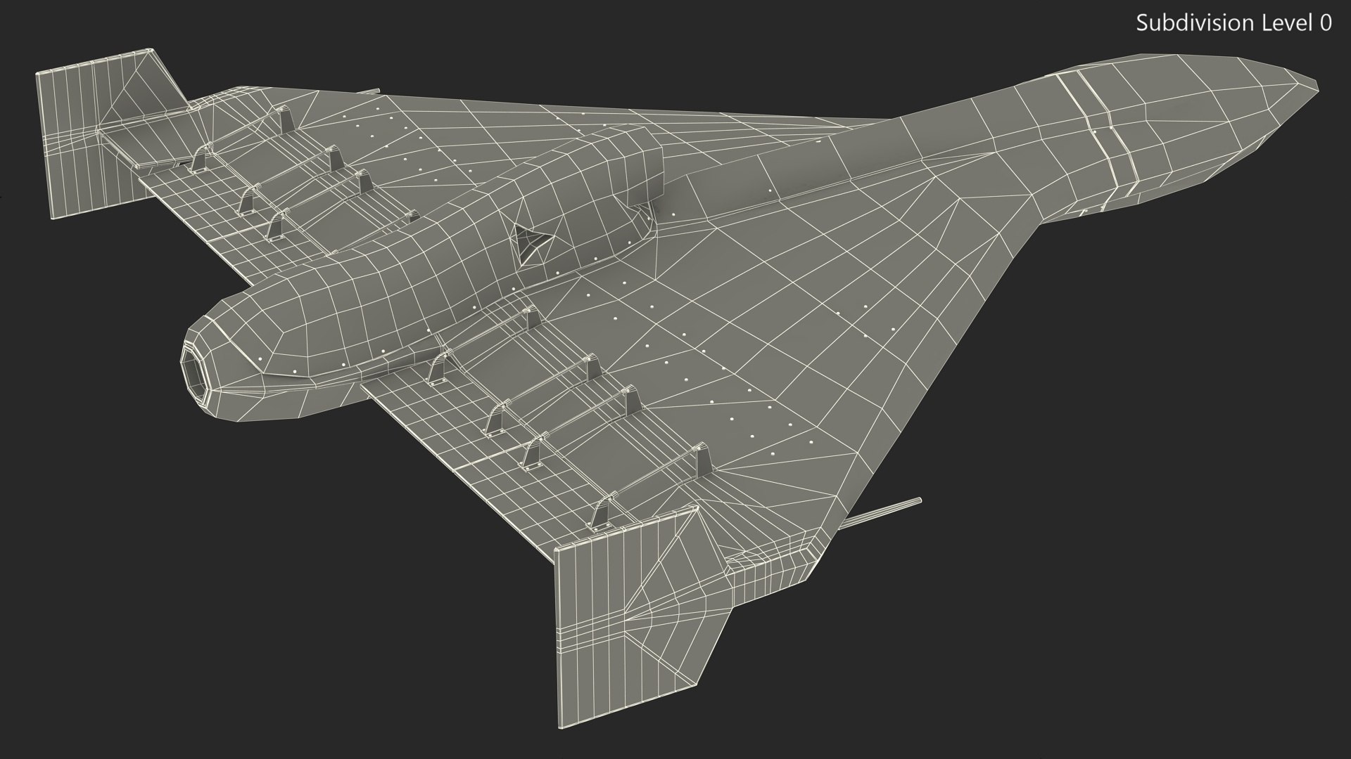 3D Model Shahed 238 Kamikaze Drone Black Rigged - TurboSquid 2234556