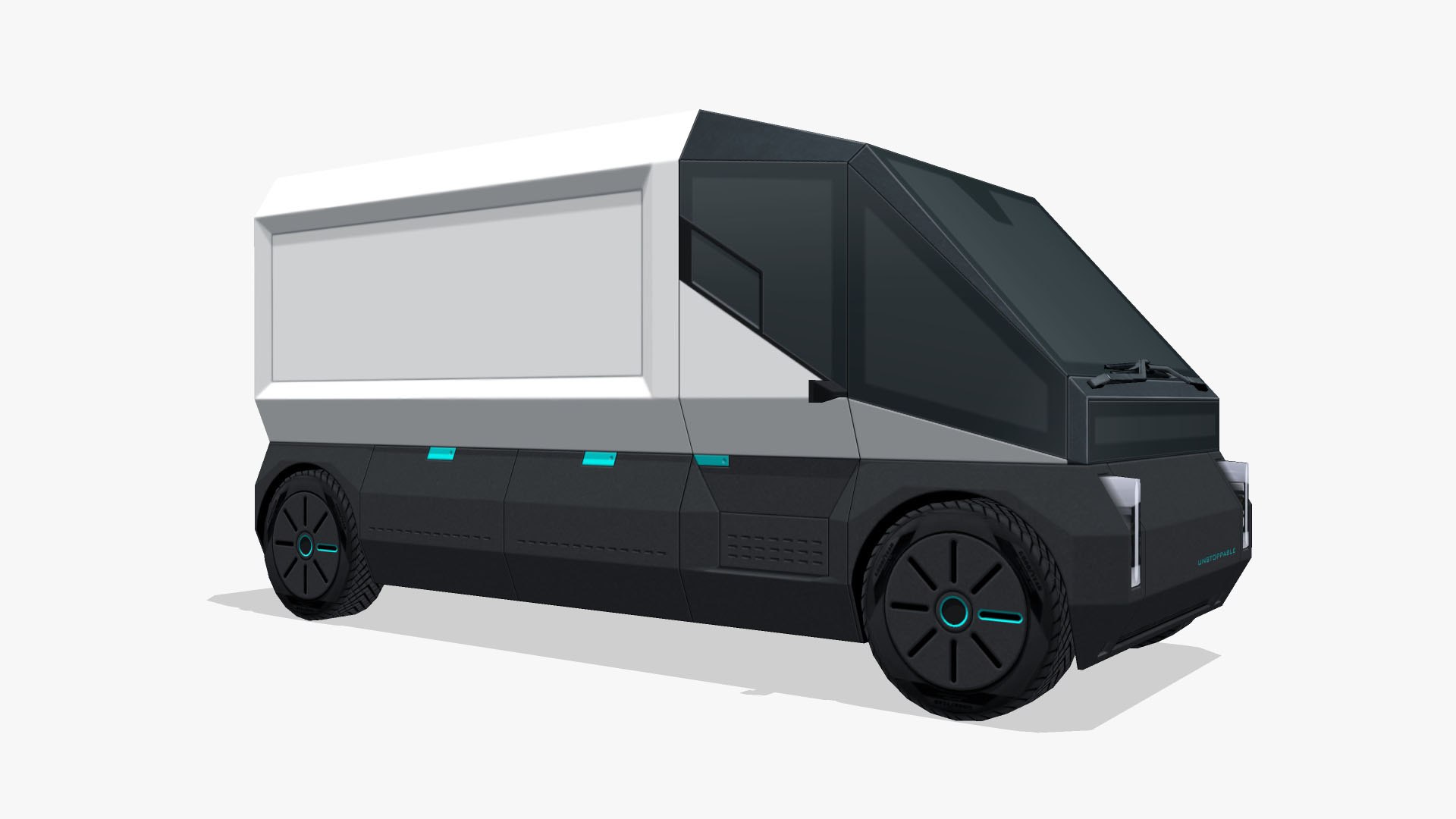 3D Generic Electric Van Model - TurboSquid 2313720