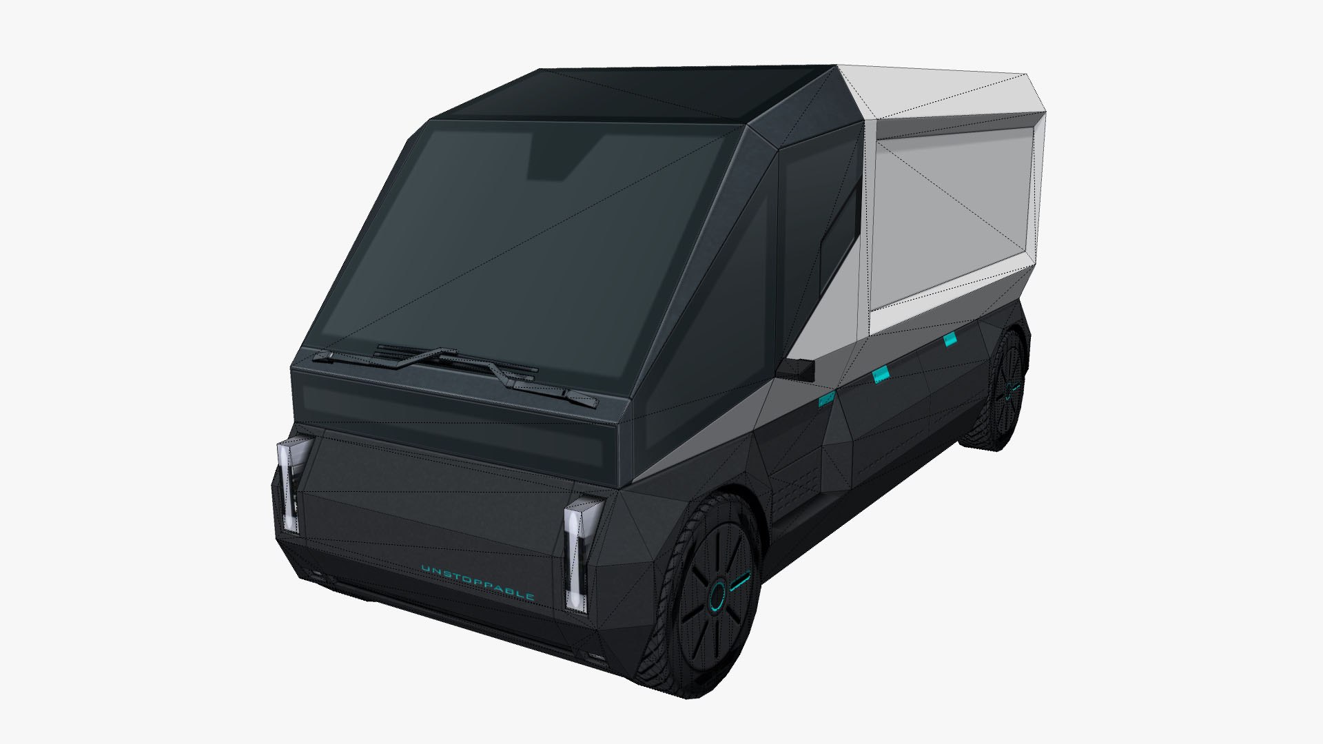 3D Generic Electric Van Model - TurboSquid 2313720