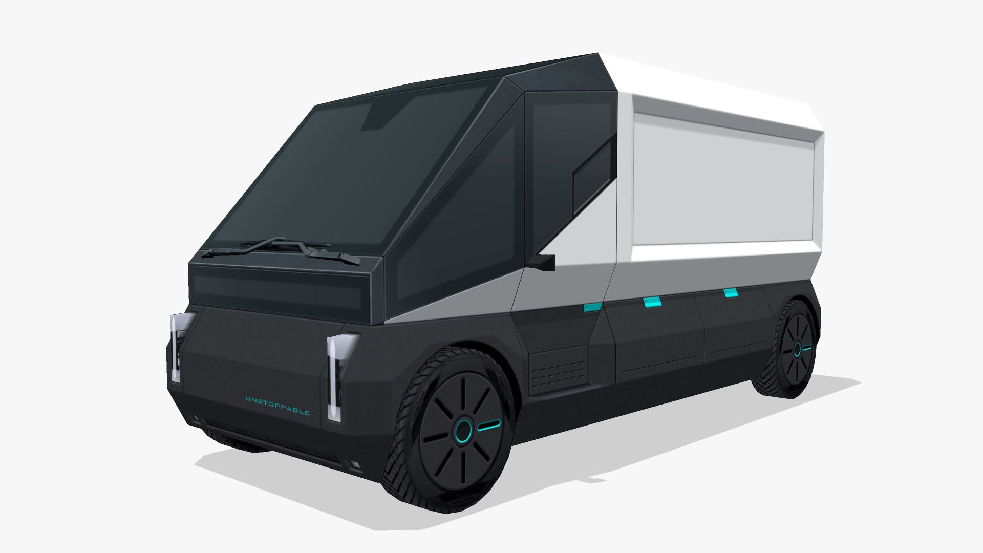 3D Generic Electric Van Model - TurboSquid 2313720