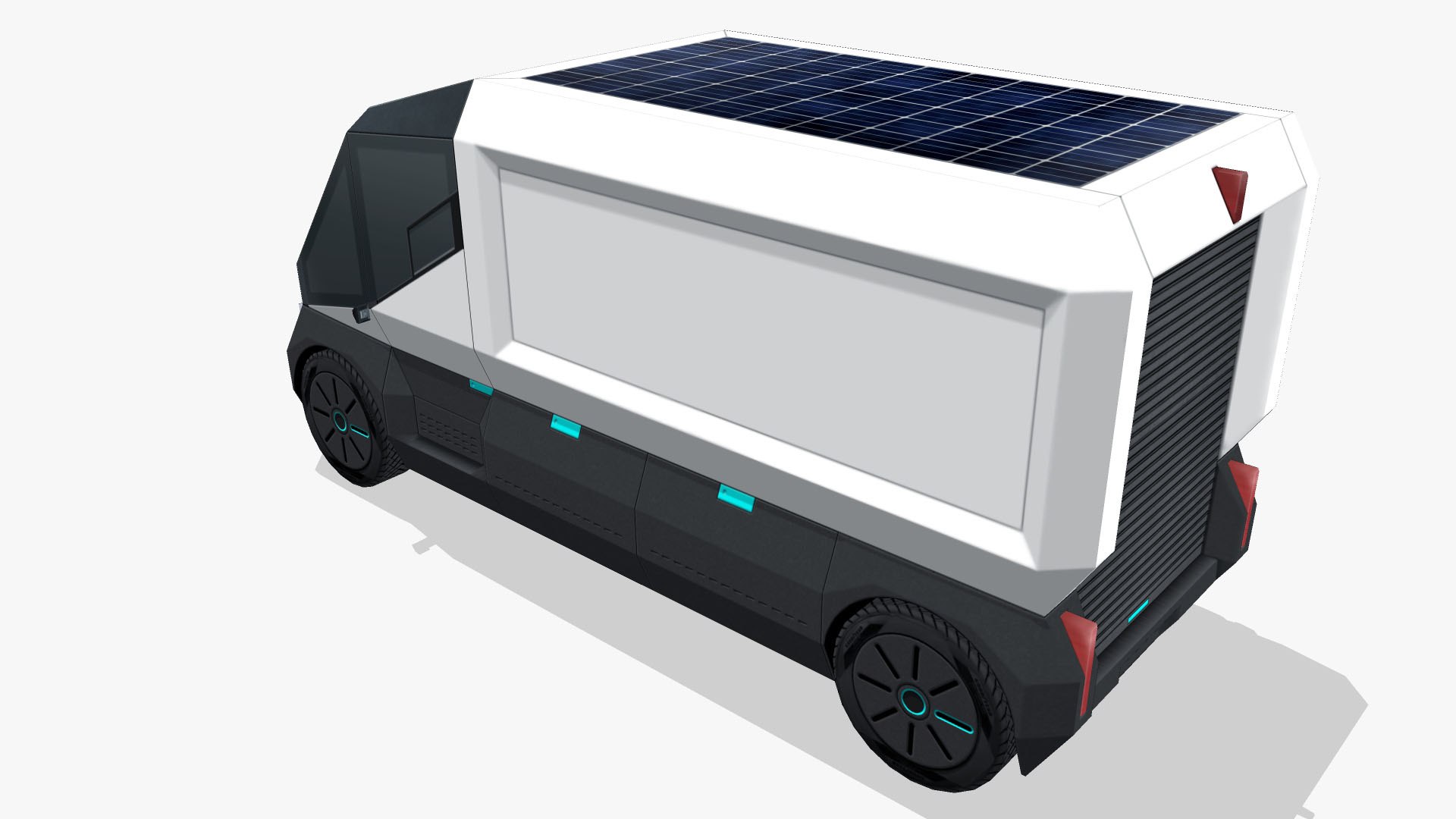 3D Generic Electric Van Model - TurboSquid 2313720