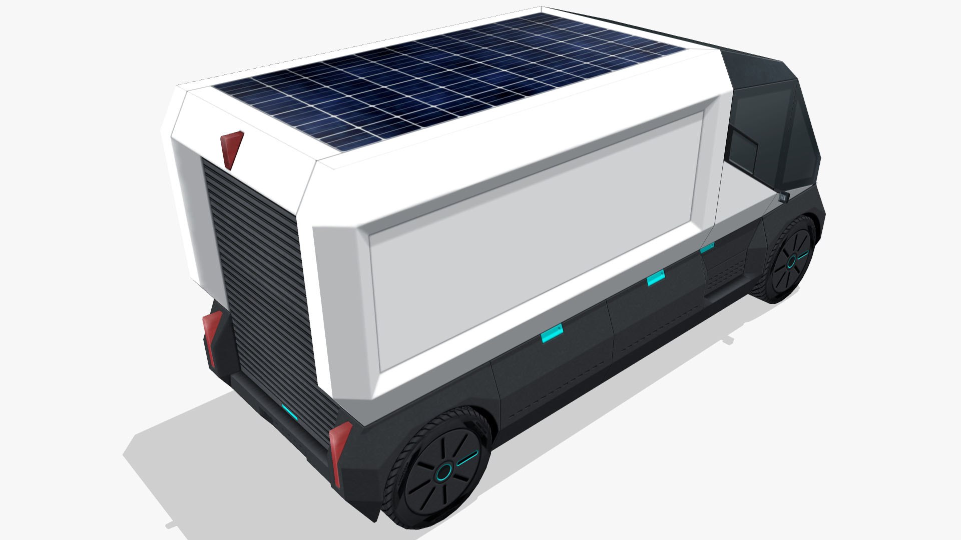 3D Generic Electric Van Model - TurboSquid 2313720