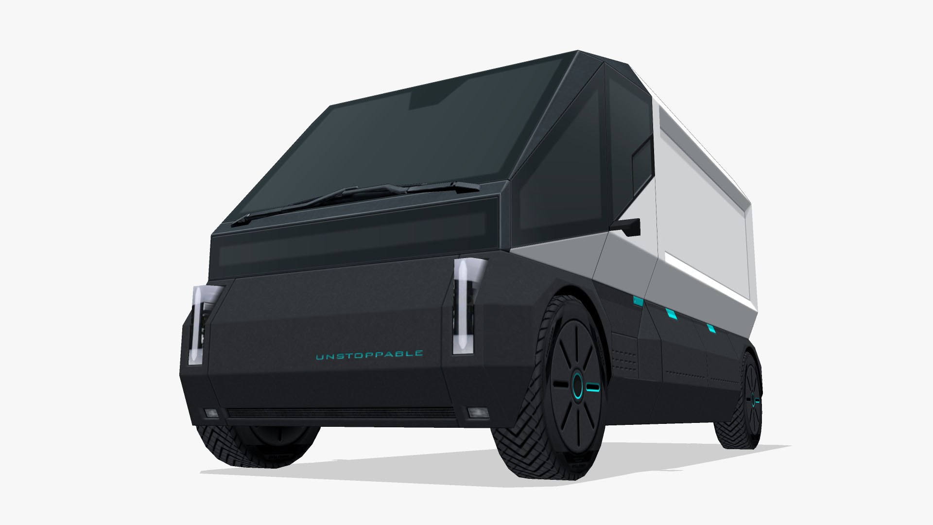 3D Generic Electric Van Model - TurboSquid 2313720
