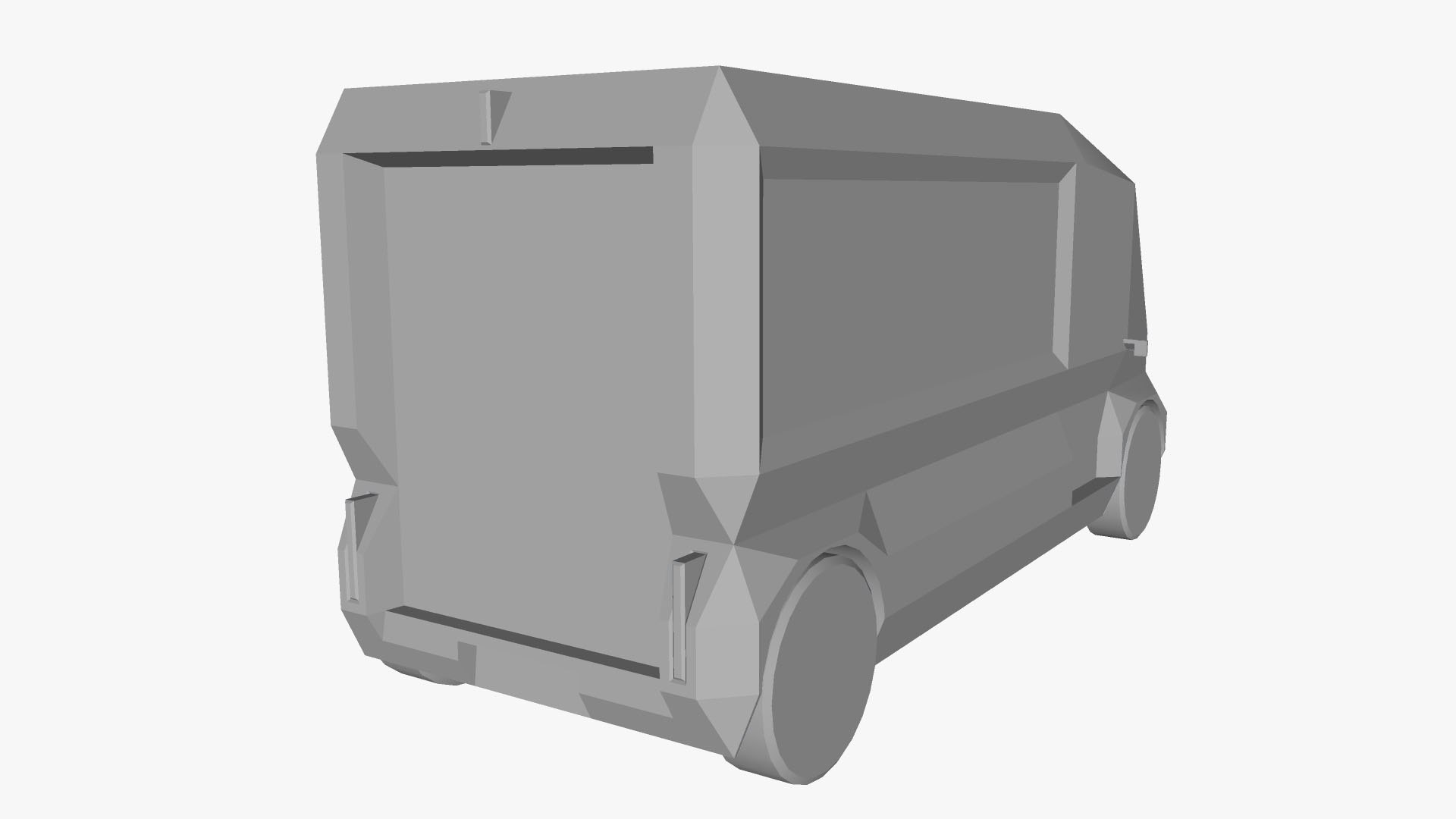 3D Generic Electric Van Model - TurboSquid 2313720