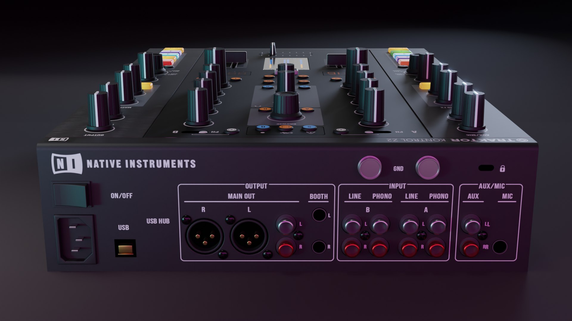 3D DJ Mix Traktor Z2 - TurboSquid 2111324