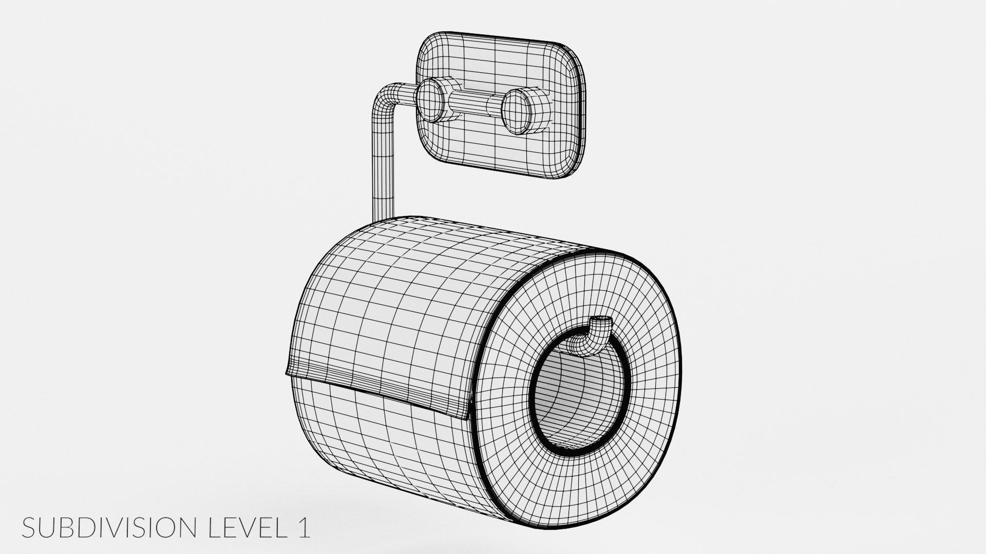 3D Model Toilet Paper Holder 1 - TurboSquid 1546858
