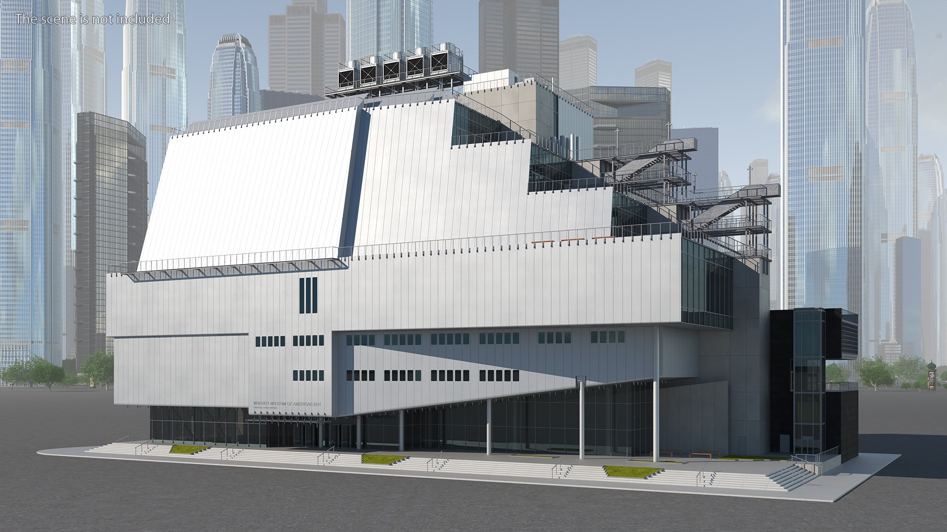 3D Whitney Museum Of American Art - TurboSquid 1843129