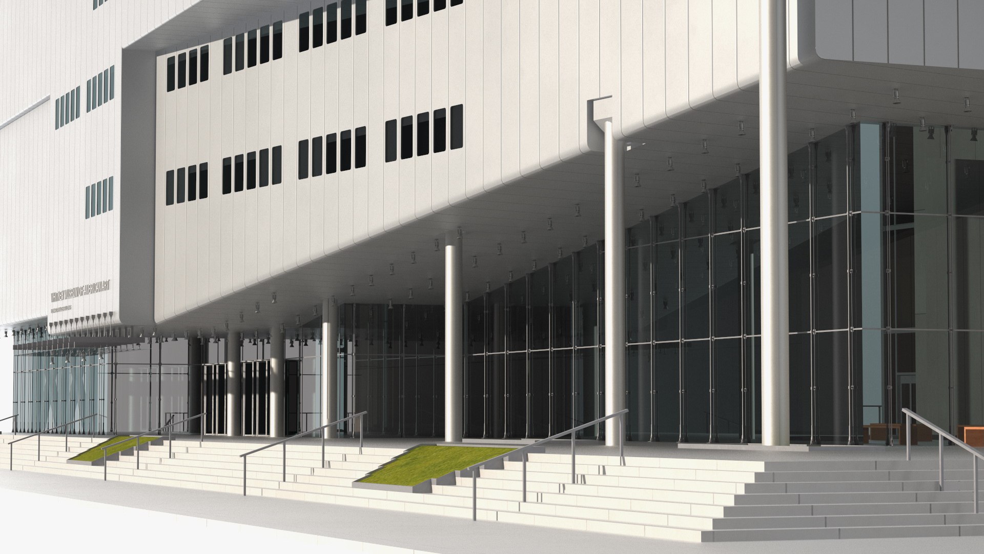 3D Whitney Museum Of American Art - TurboSquid 1843129