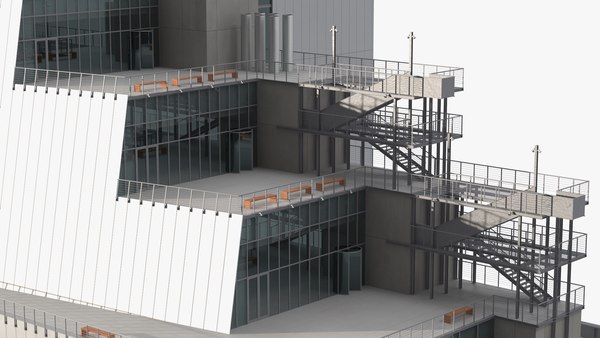 modelo 3d Museo Whitney de Arte Americano - TurboSquid 1843129