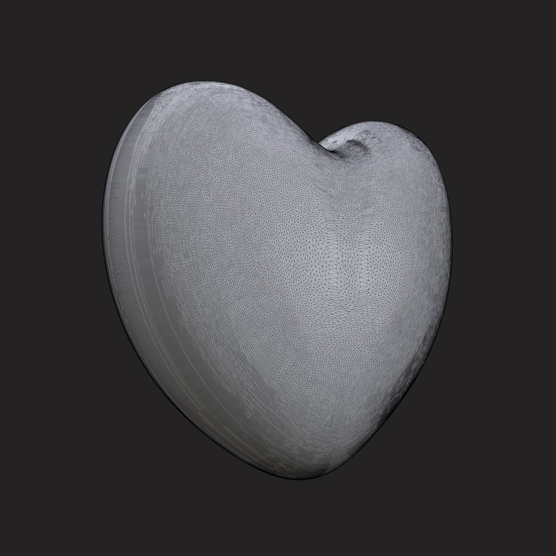 3D Heart Shape 3D Model - TurboSquid 1872649