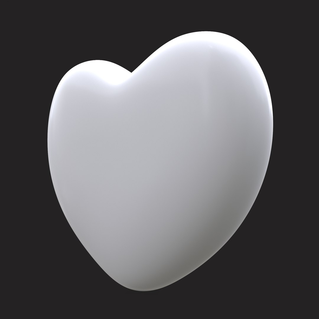 3D Heart Shape 3D Model - TurboSquid 1872649