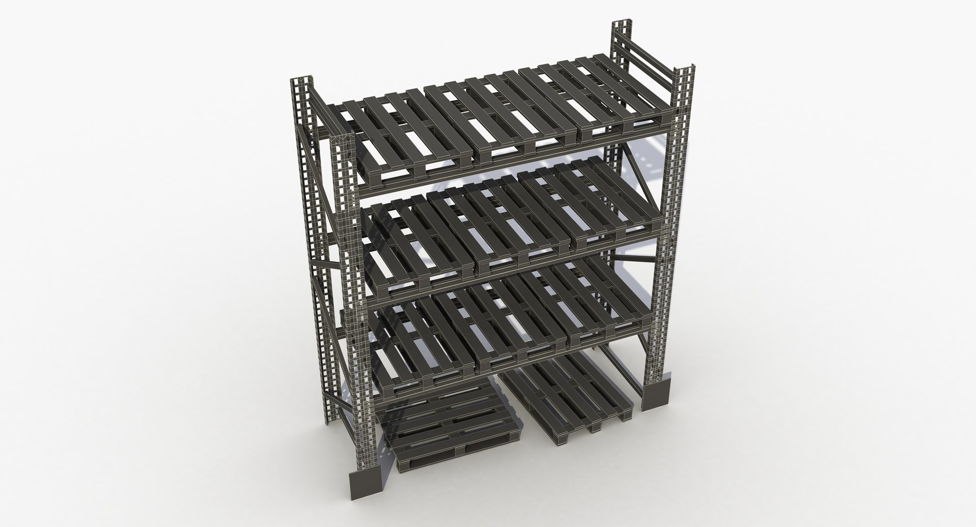 Warehouse Rack 3D Model - TurboSquid 1625795
