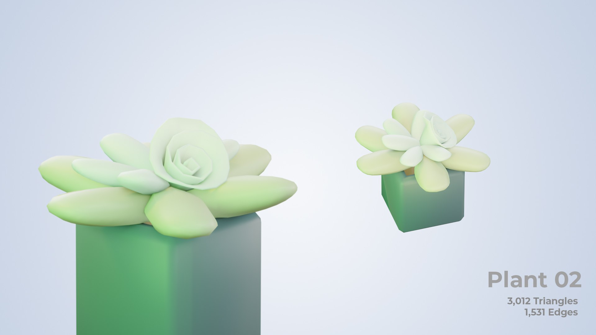 Low Poly Houseplants Pack Model - TurboSquid 2183877