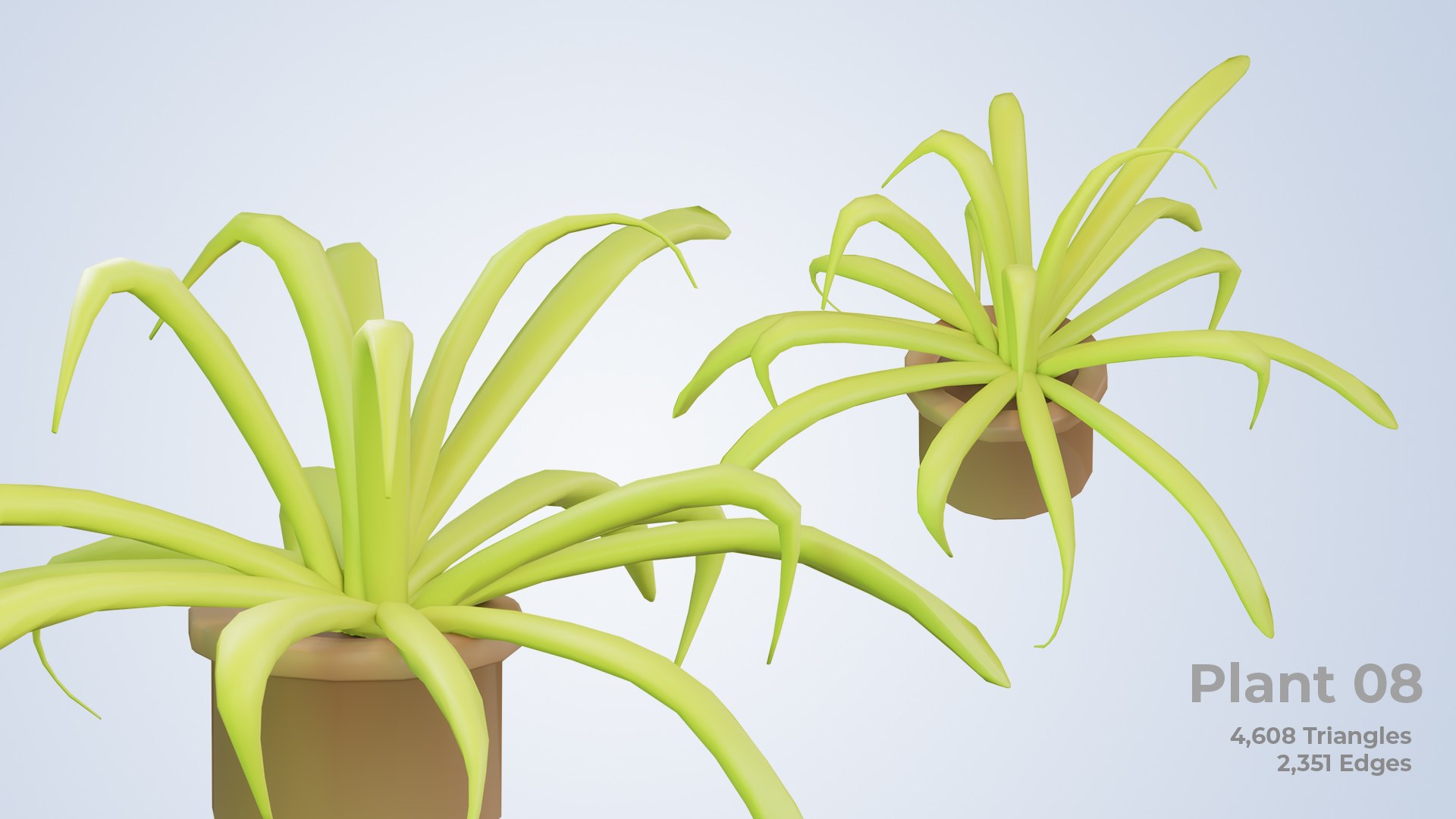 Low Poly Houseplants Pack Model - TurboSquid 2183877