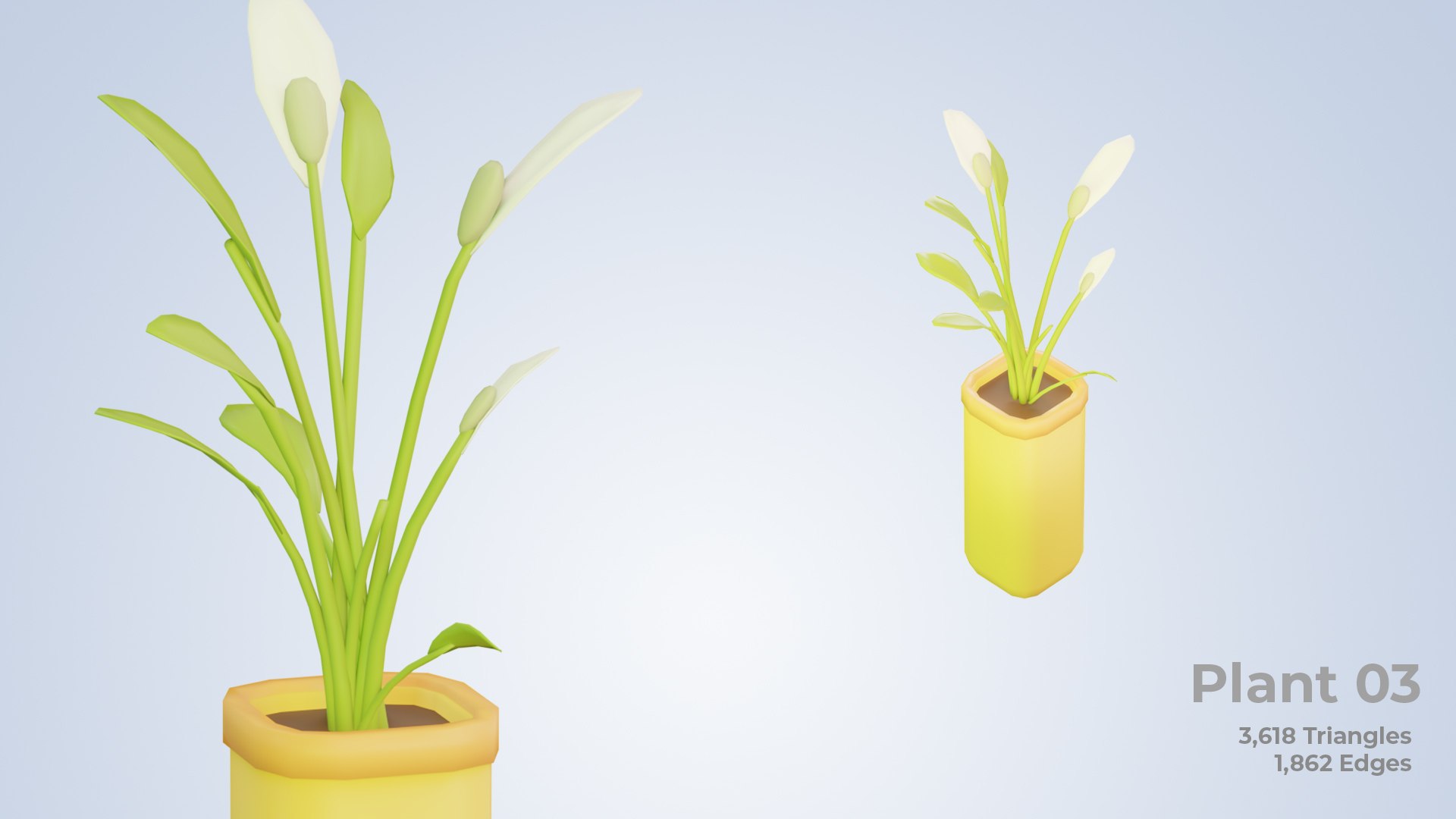 Low Poly Houseplants Pack Model - TurboSquid 2183877