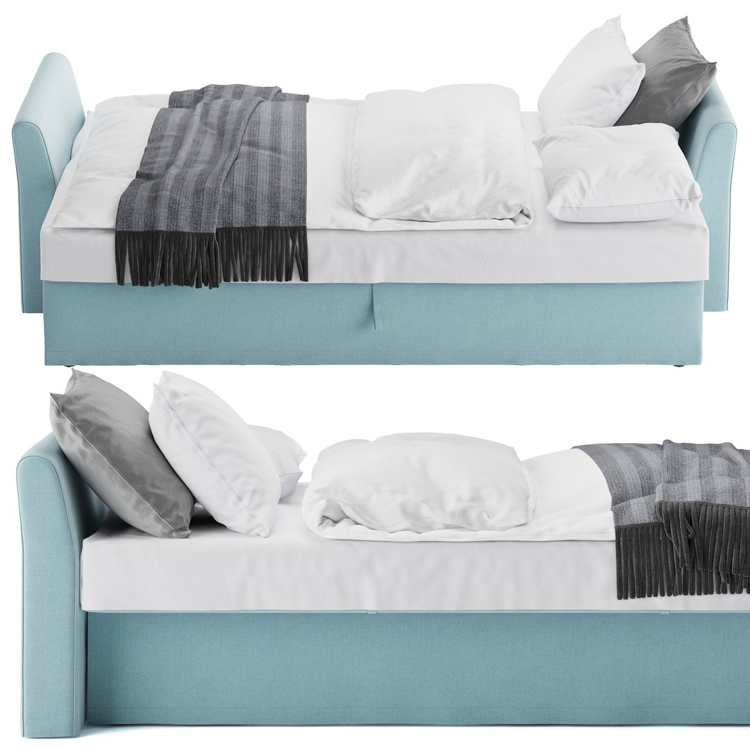 Ikea Holmsund Sleeper Sofa 3 Seats Model - TurboSquid 1755160