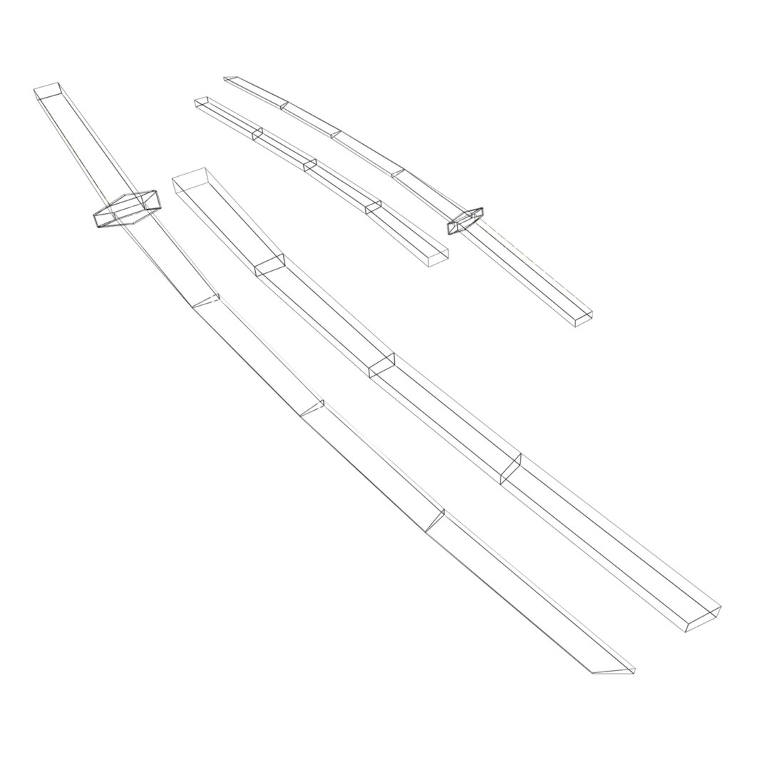 3d Ninja Katana Character