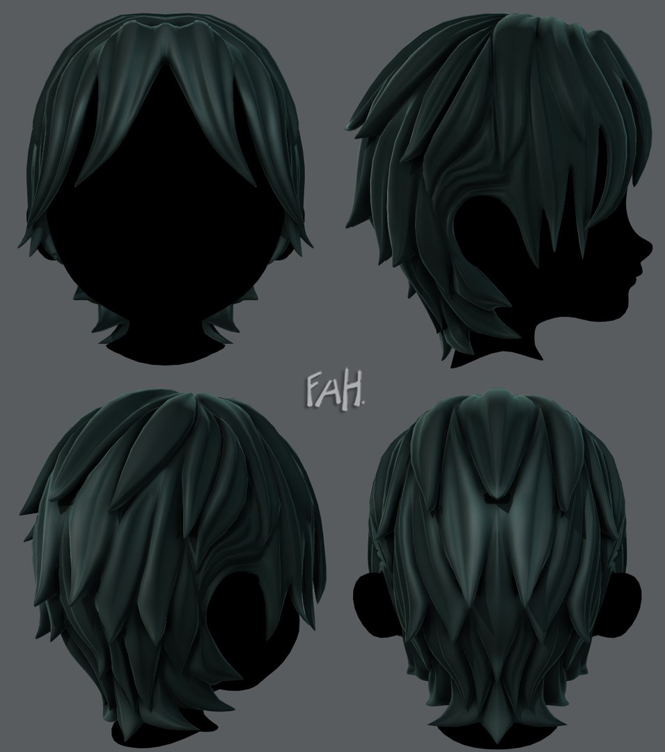 Boy Hair 3D Model - TurboSquid 1297918