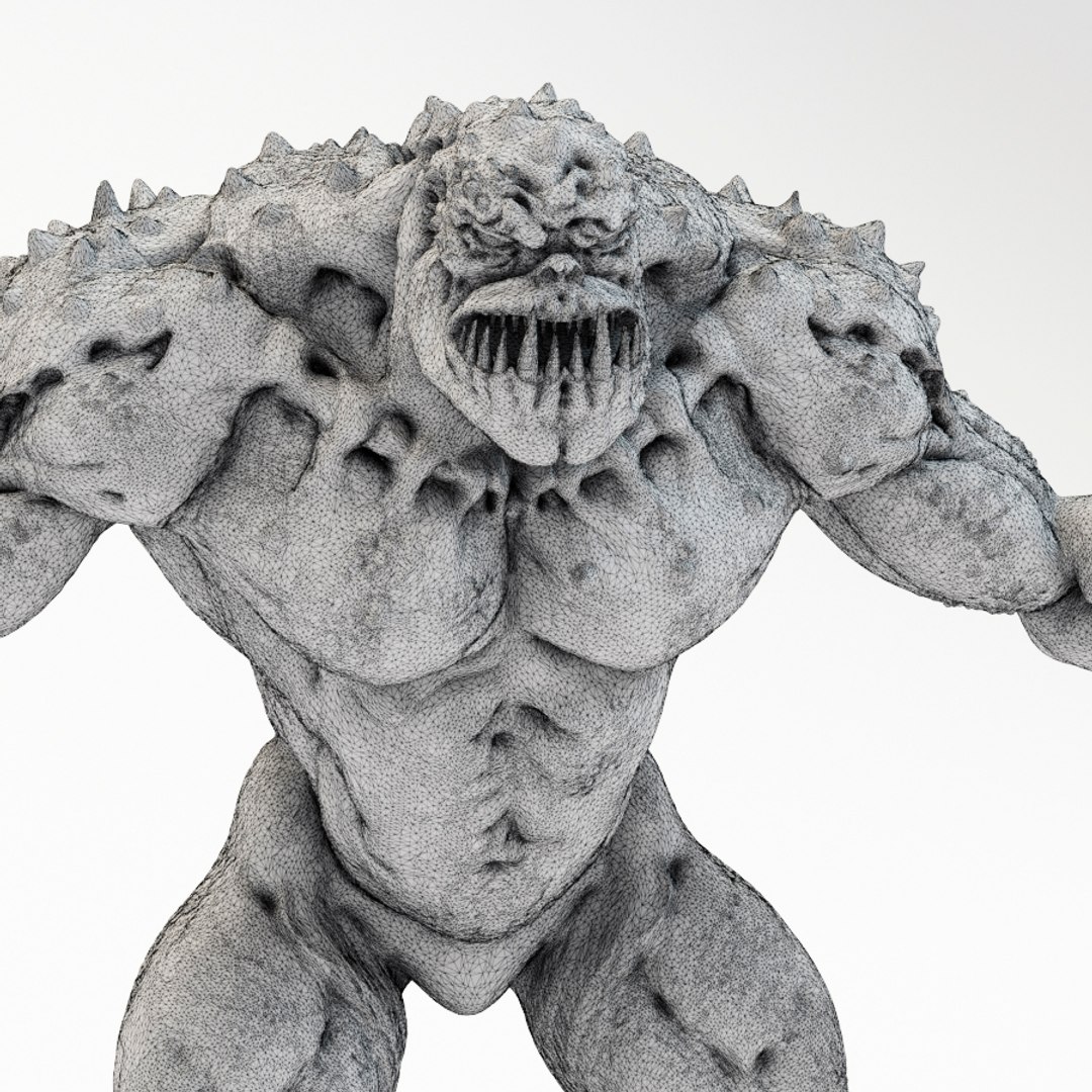 3D Green Monster Model - TurboSquid 1214891