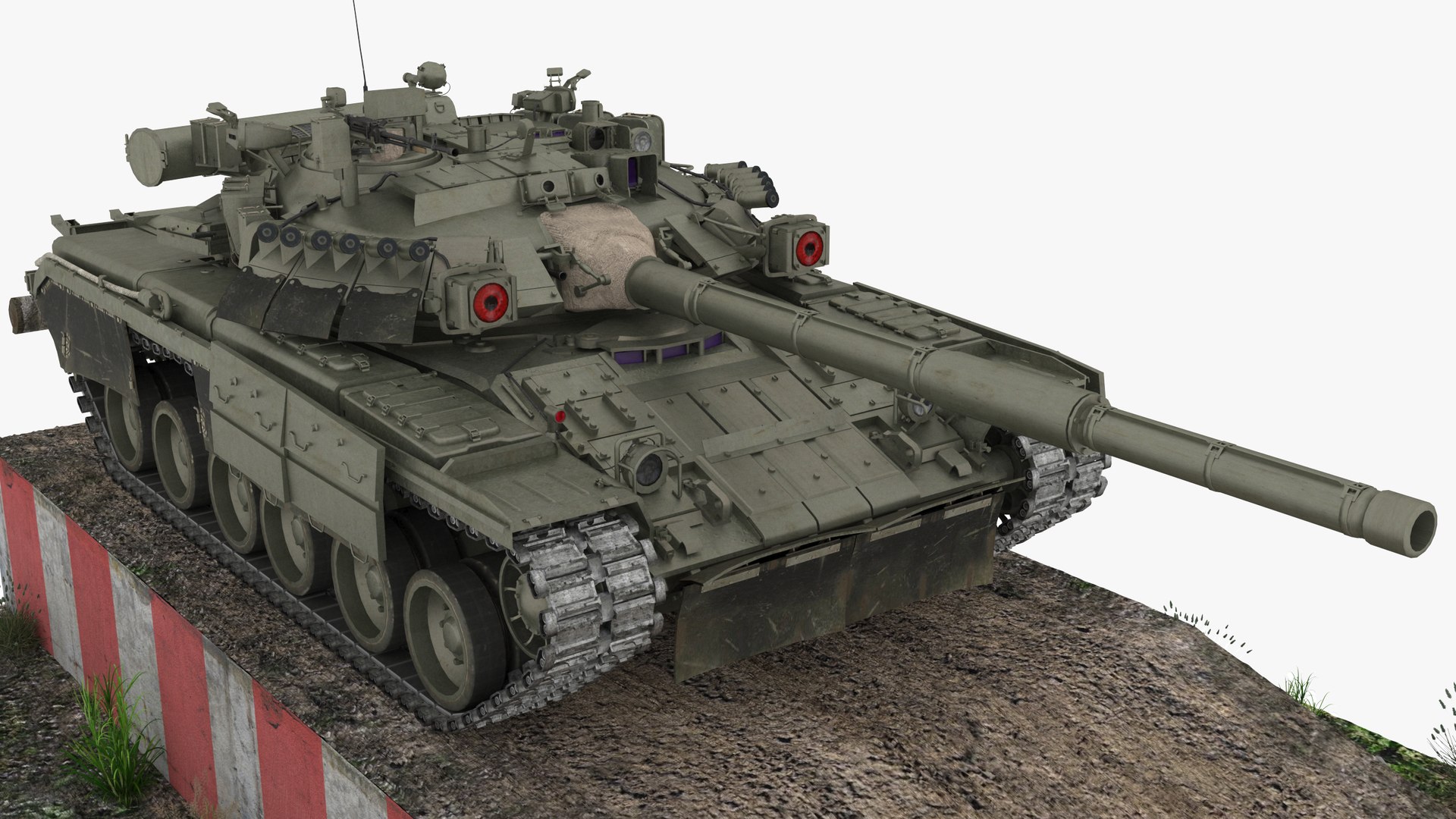 3D T-80U MBT Collection One - TurboSquid 2178899