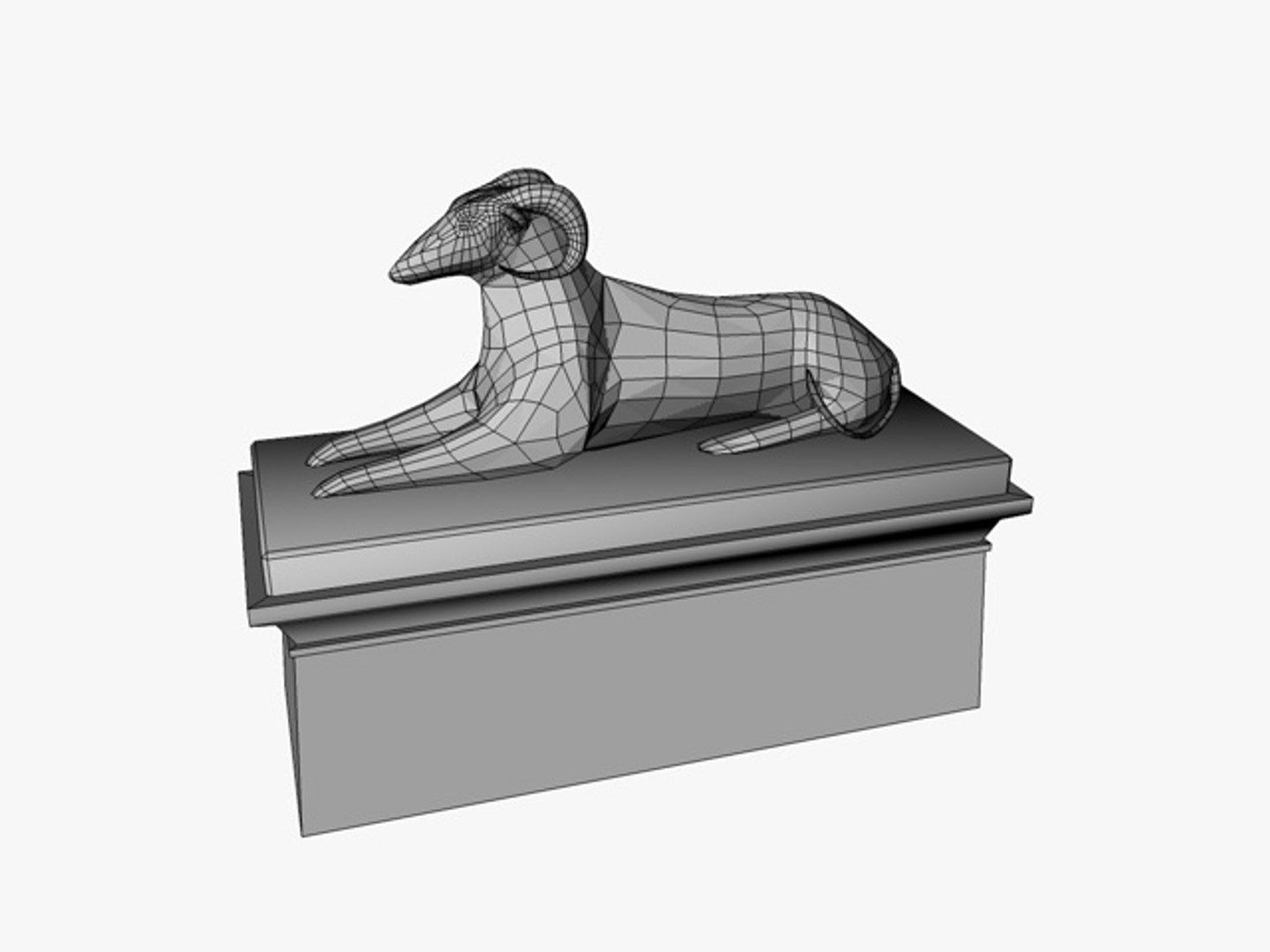 Egyptian Temple Elements 3d 3ds