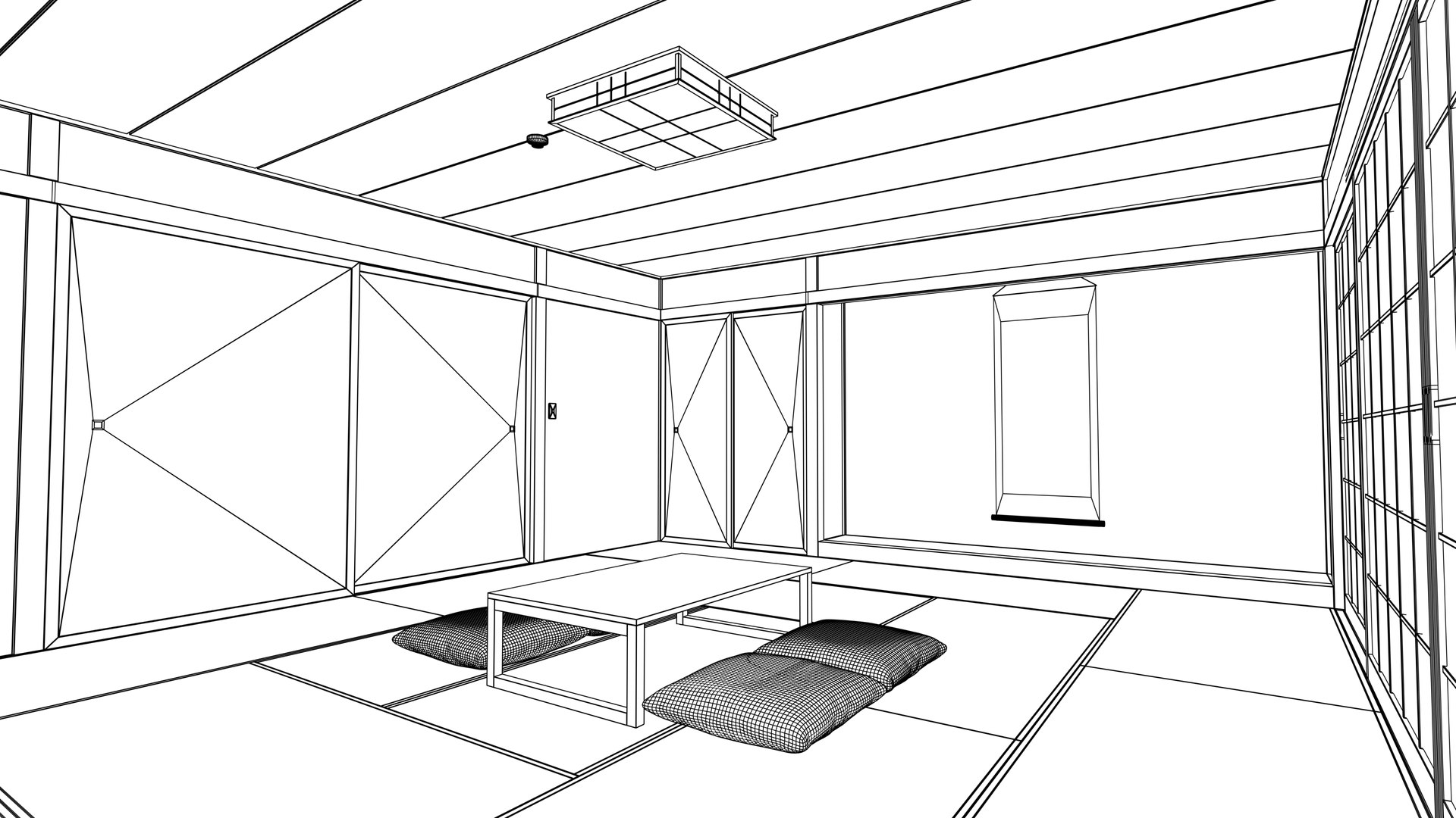 Japanese Room 3D Model - TurboSquid 2100154