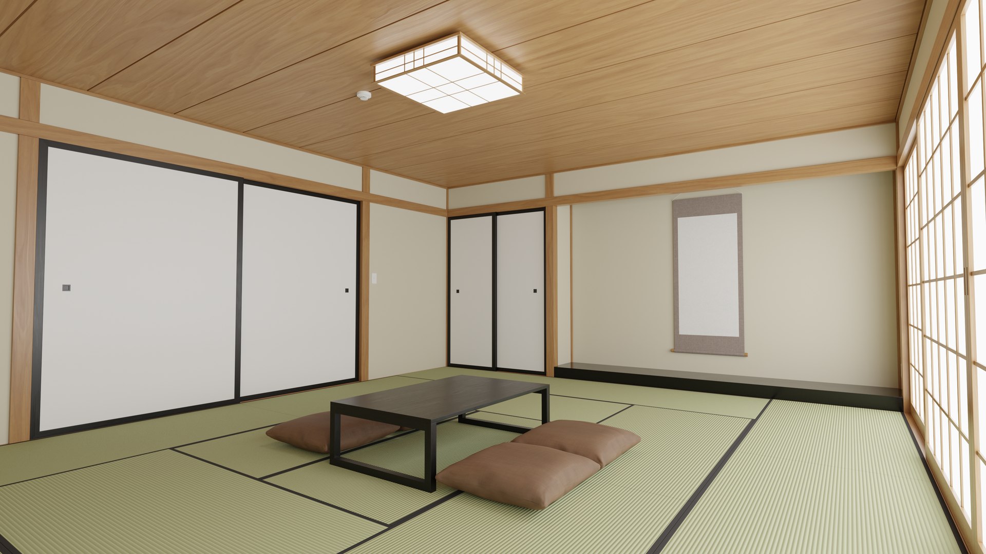 Japanese Room 3D Model - TurboSquid 2100154
