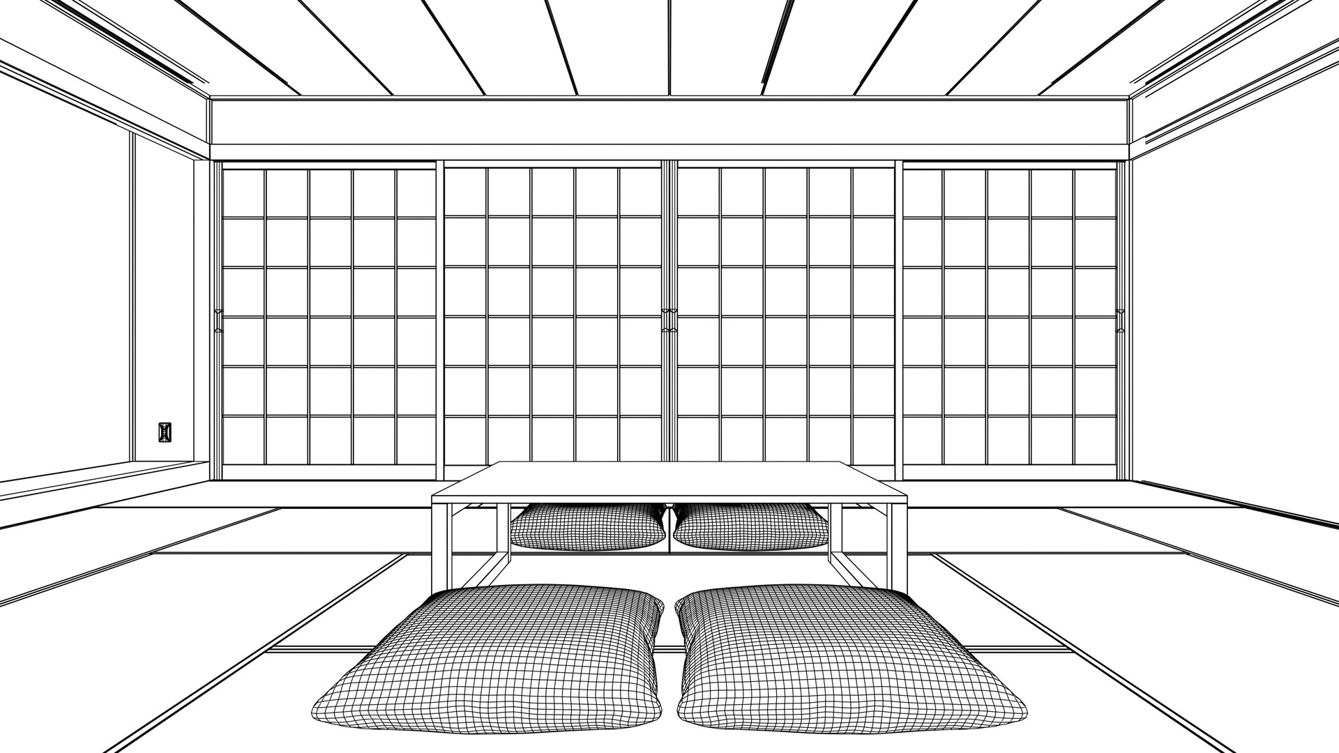 Japanese Room 3D Model - TurboSquid 2100154