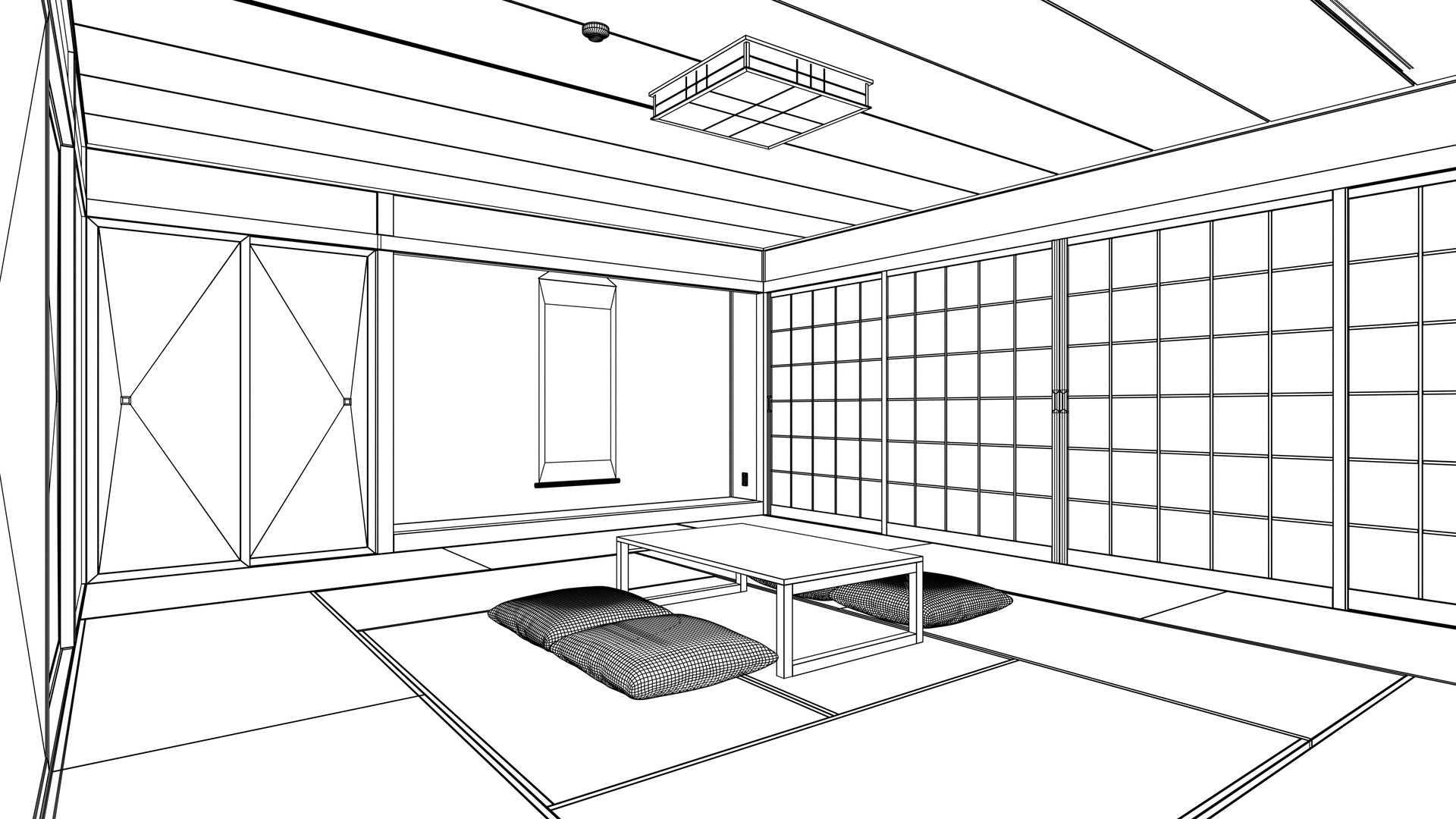 Japanese Room 3D Model - TurboSquid 2100154