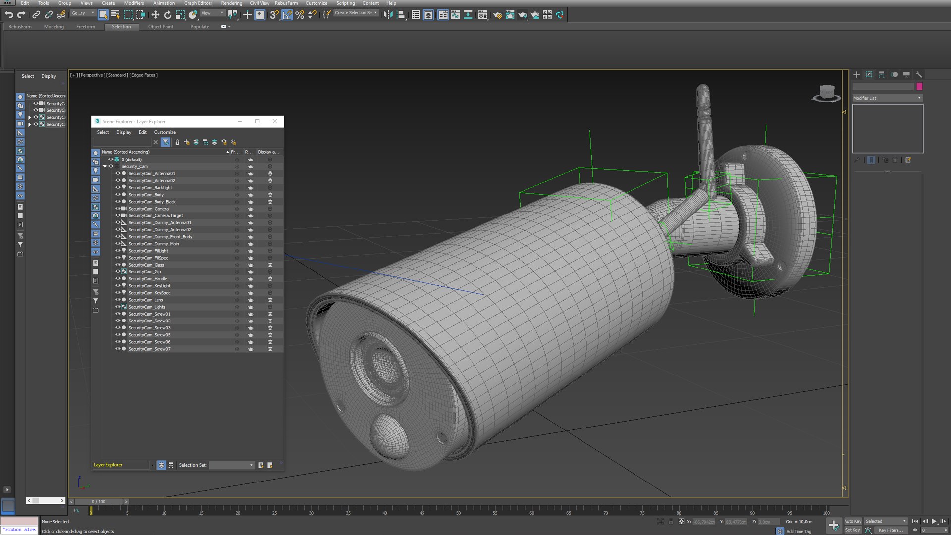 3D Security Cam CC-TV IP model - TurboSquid 1974469