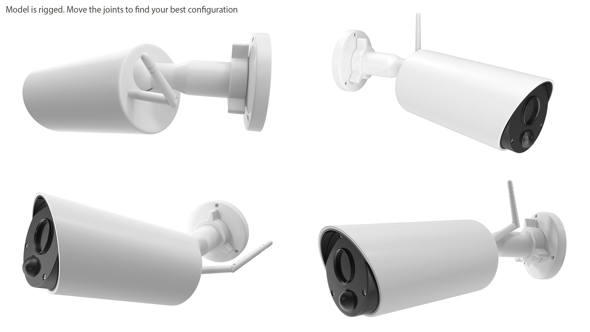 3D Security Cam CC-TV IP model - TurboSquid 1974469