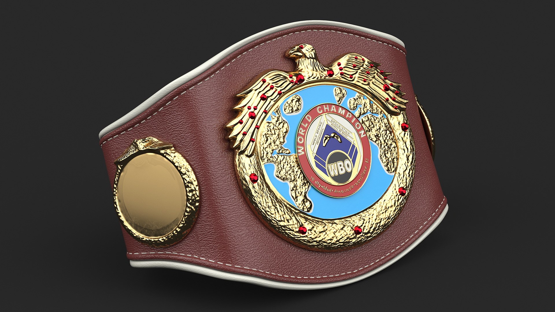 World Champion Belt WBO 3D - TurboSquid 2139453