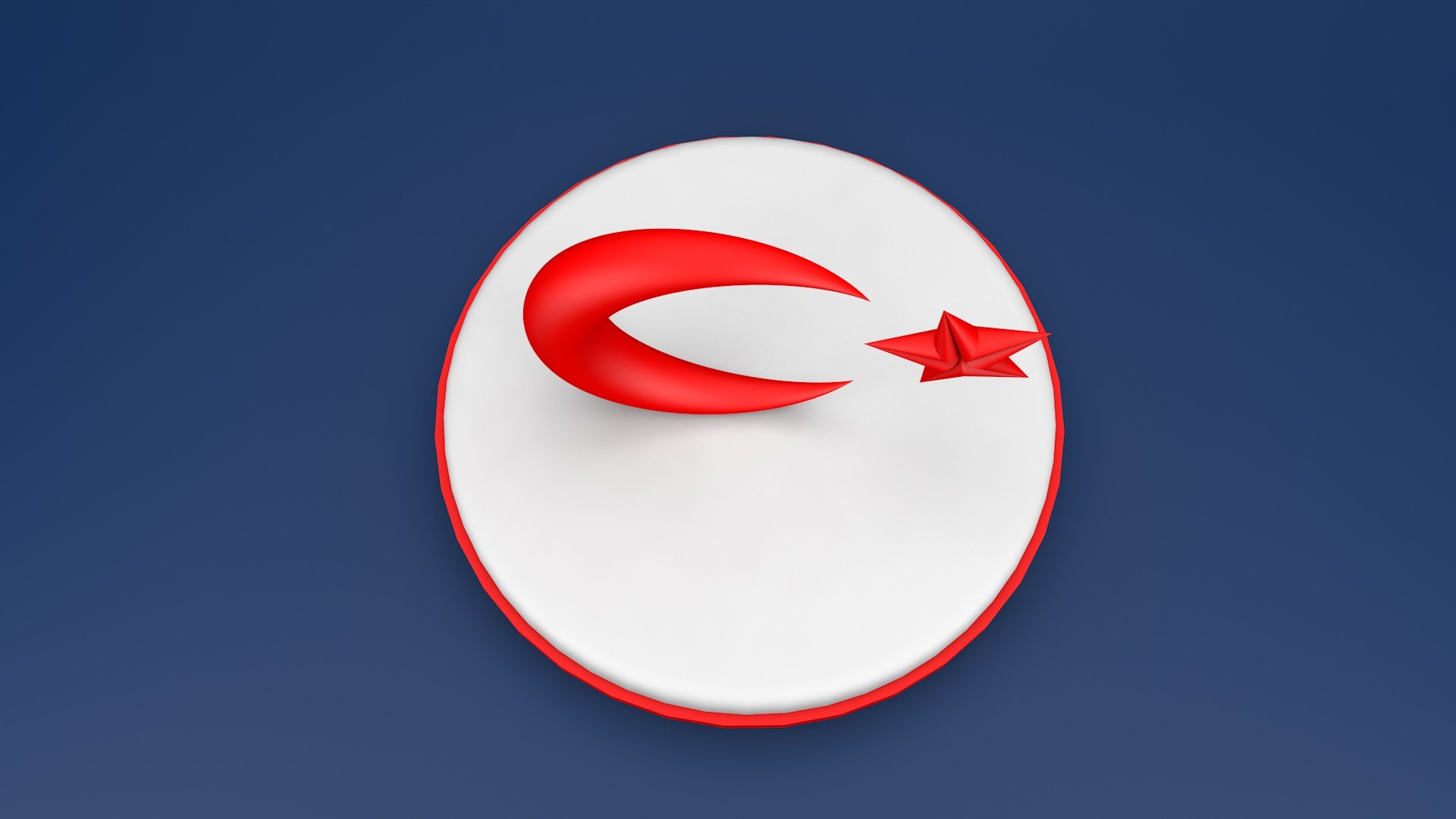 Cylindrical Moon Star 3D Model - TurboSquid 2064969
