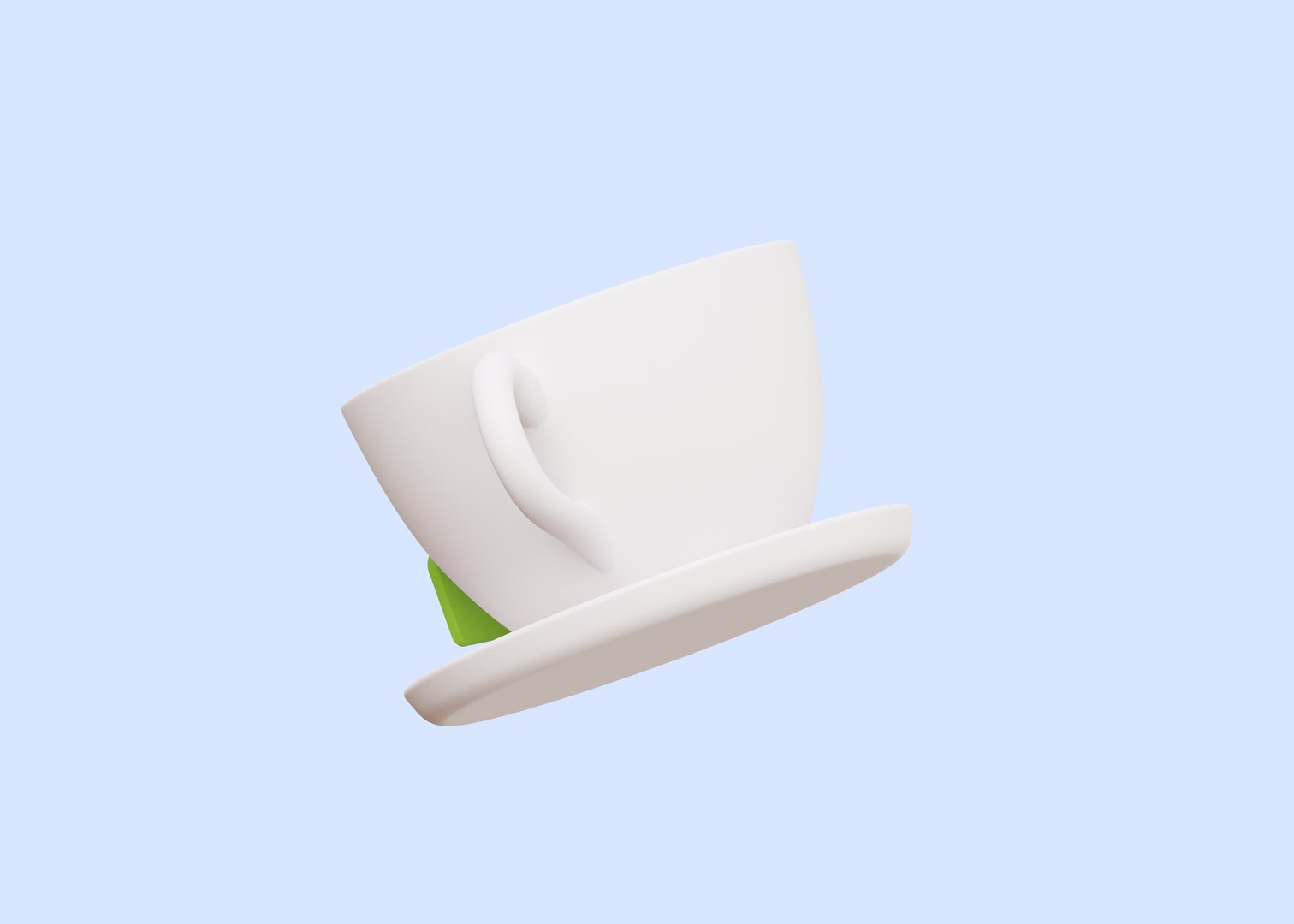 Tea Cup 3D Icon Illustration 3D - TurboSquid 2230183
