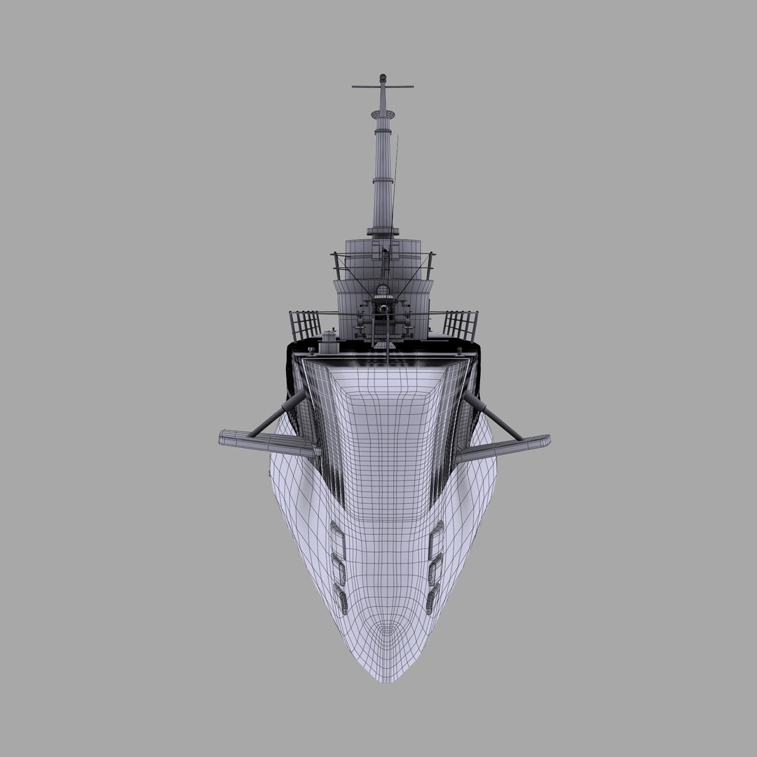 U-boat Uss Spadefish 3d Max