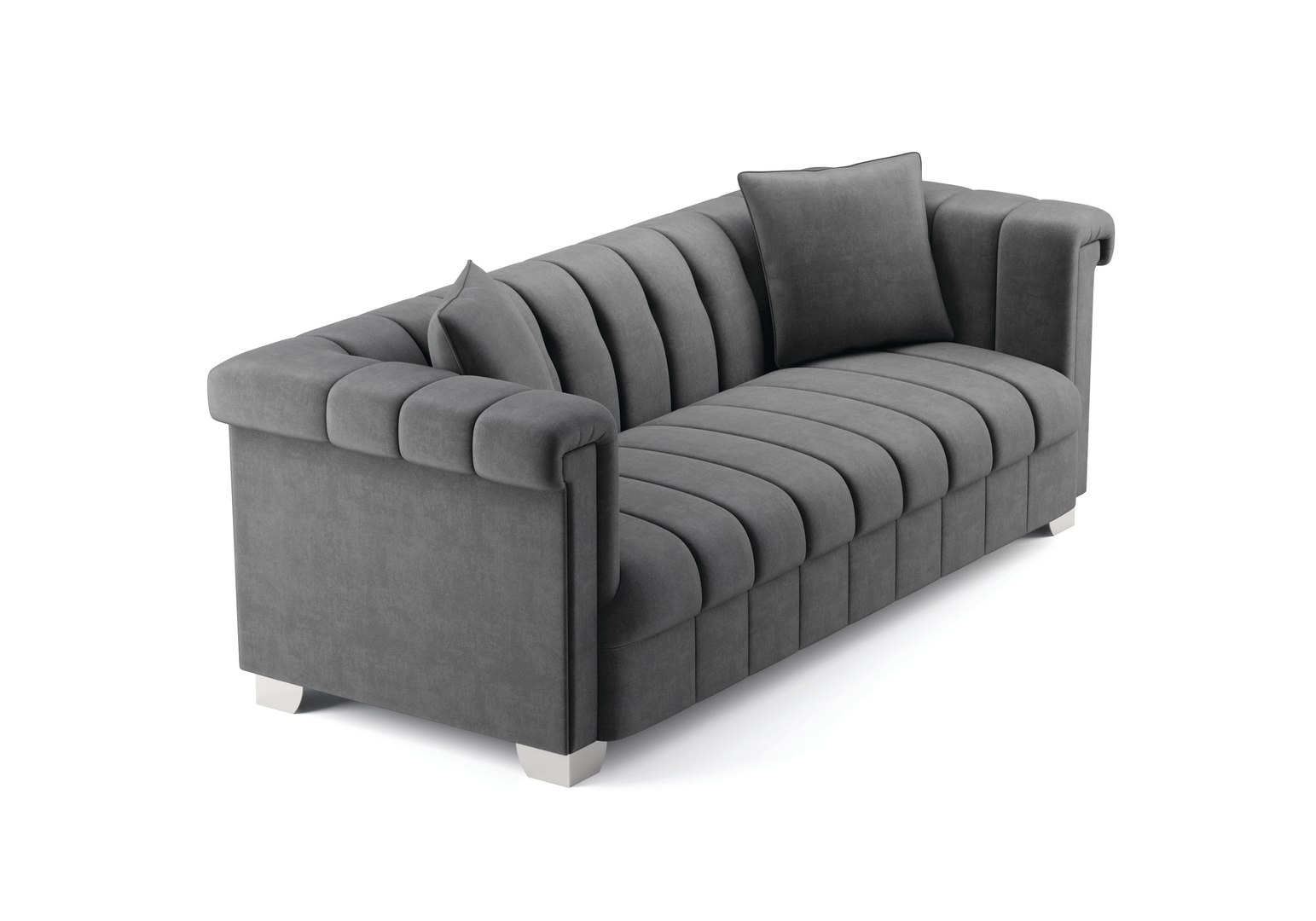 Kayla Velvet Sofa Meridian Furniture 3D Model - TurboSquid 1935768