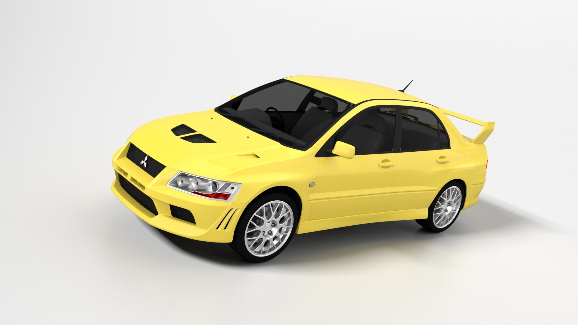 Mitsubishi Lancer Evolution EVO VII 3D Model - TurboSquid 2364940