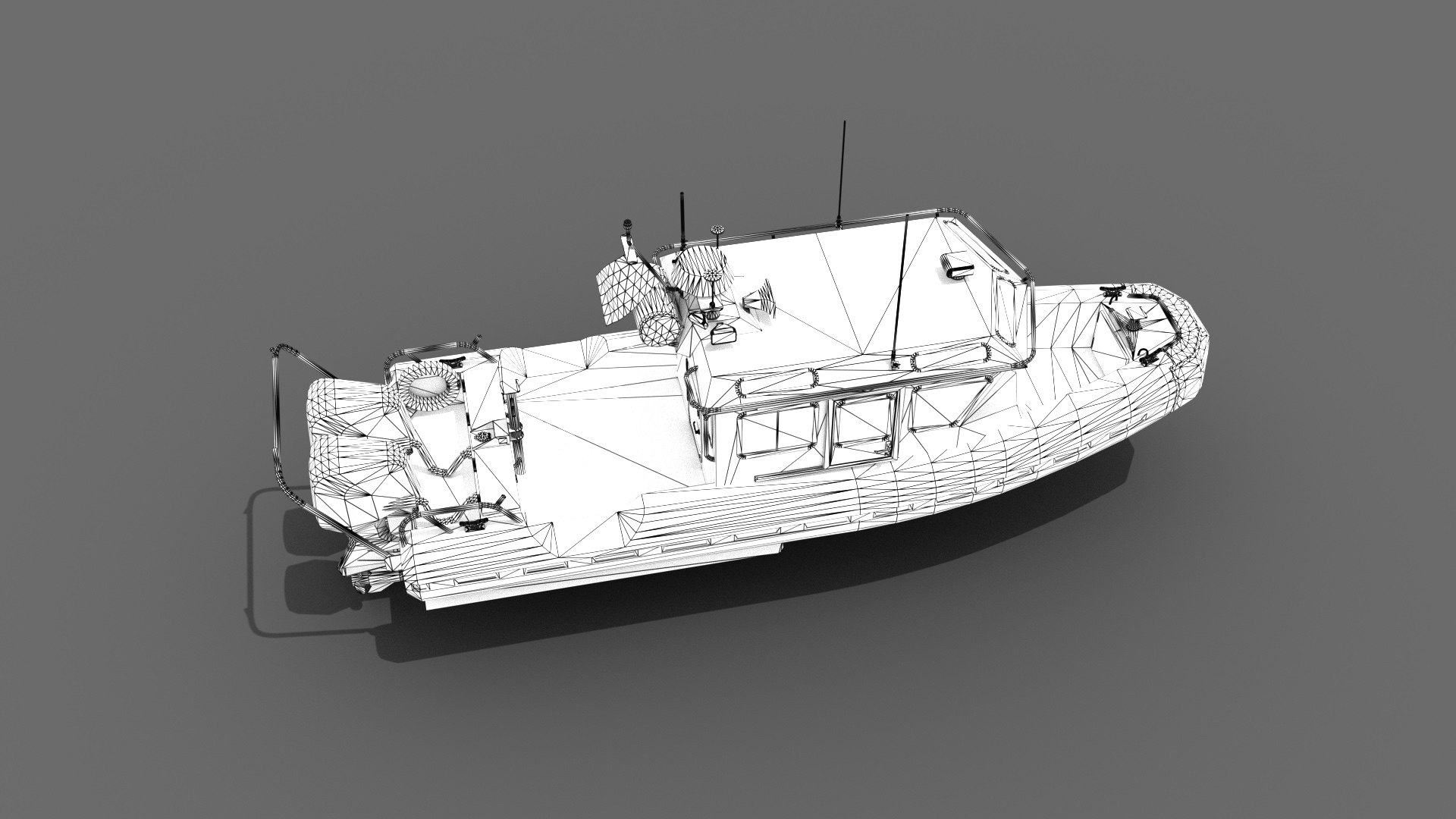 Coast Guard Rescue Boat Model - TurboSquid 1661057