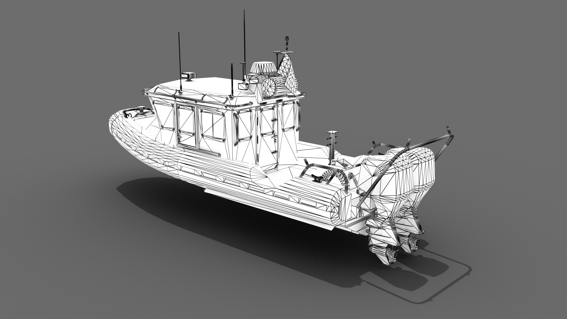 Coast Guard Rescue Boat Model - TurboSquid 1661057
