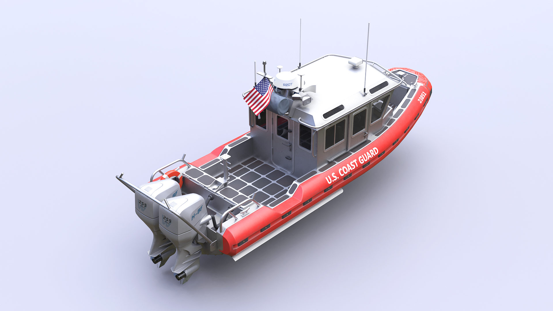 Coast guard rescue boat model - TurboSquid 1661057