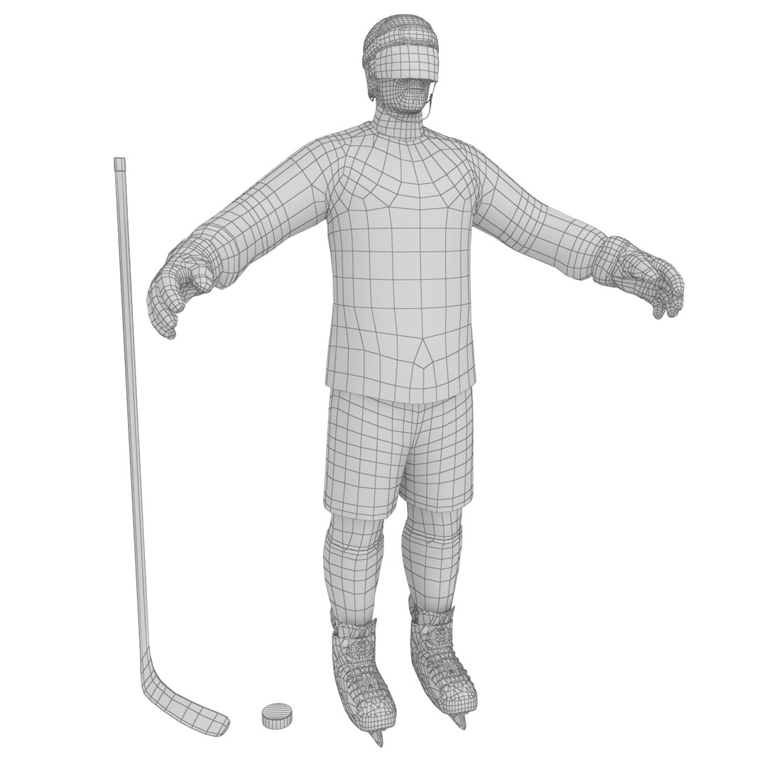 Hockey Player Model - TurboSquid 1278682