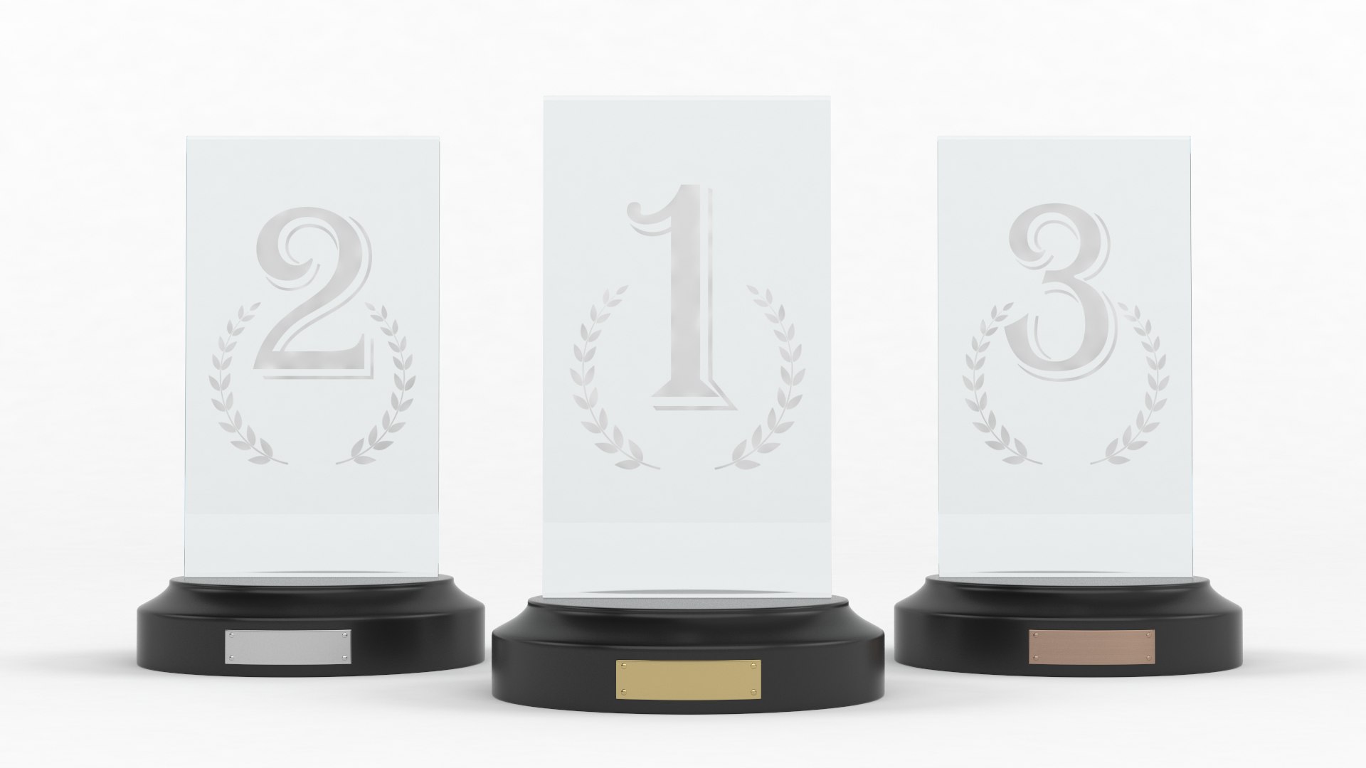 3D Glass Trophy model - TurboSquid 1938633