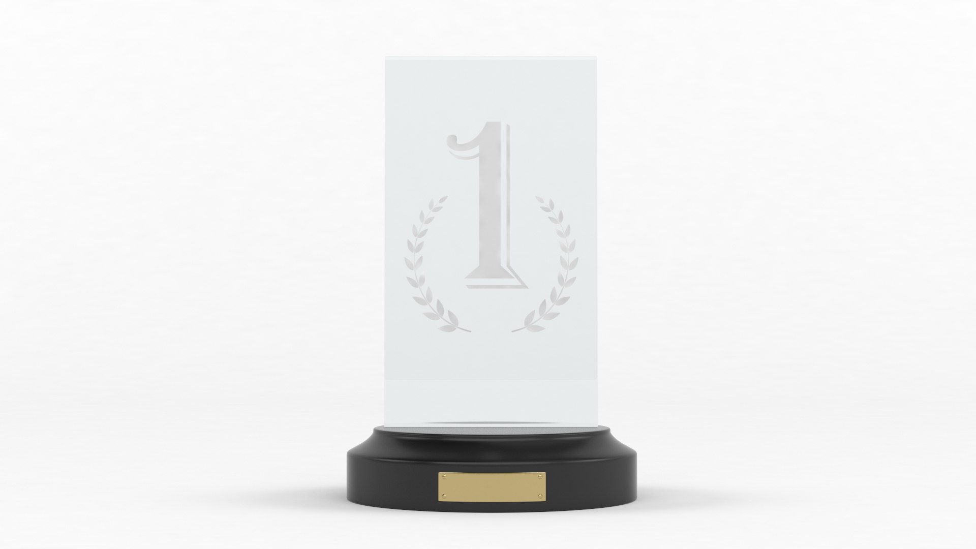 3D Glass Trophy model - TurboSquid 1938633