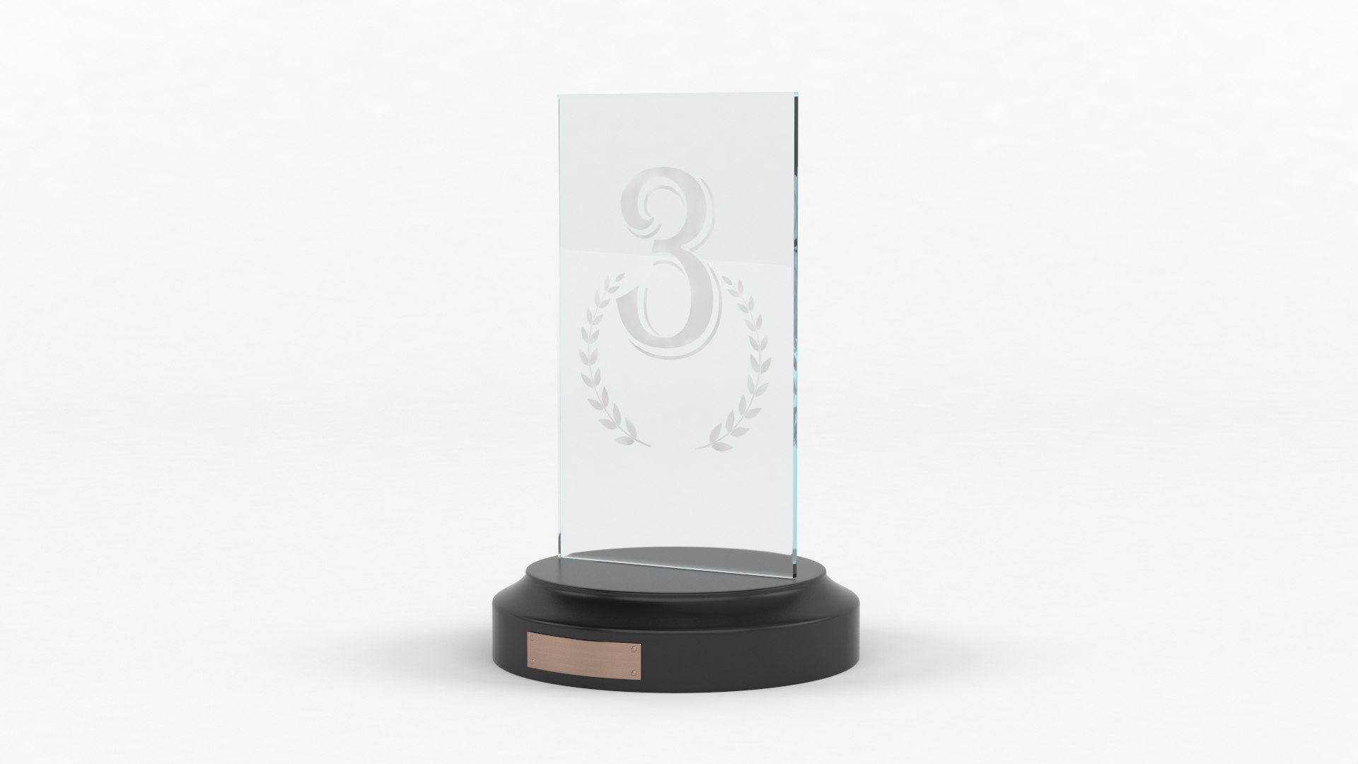 3D Glass Trophy model - TurboSquid 1938633