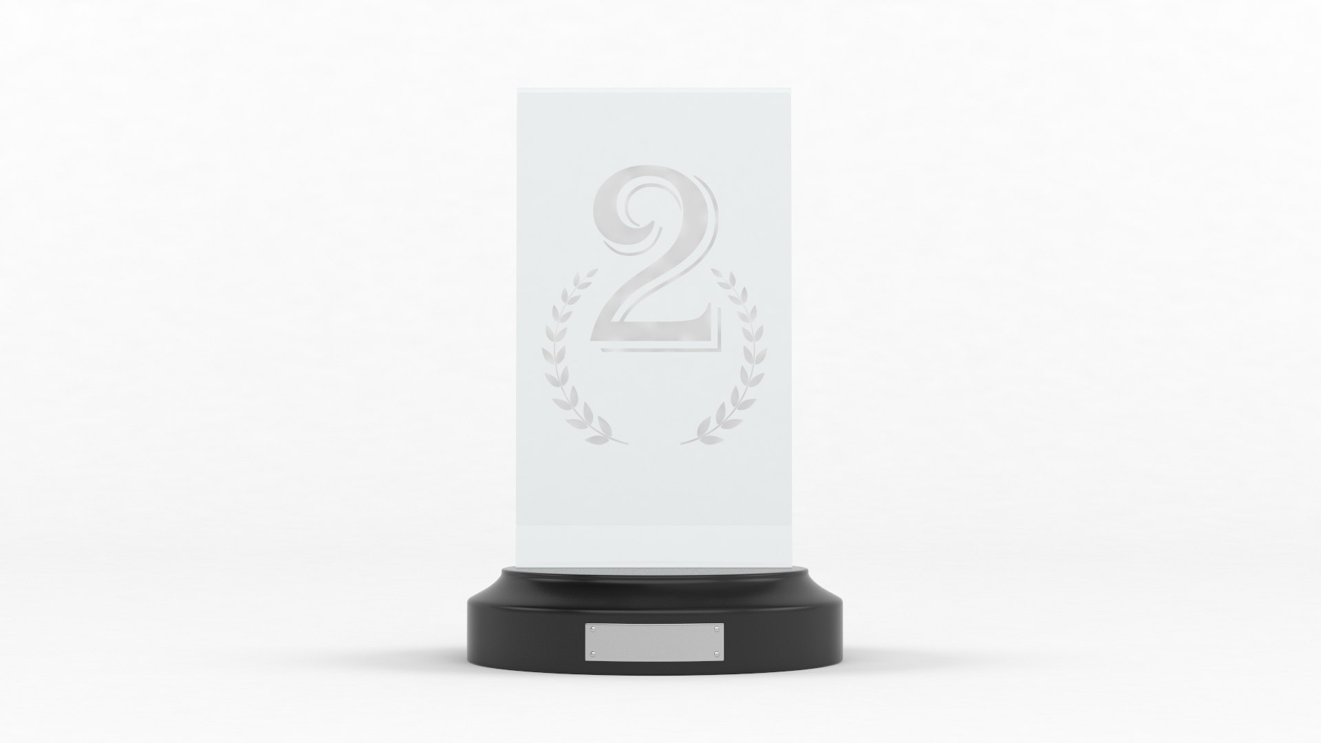 3D Glass Trophy model - TurboSquid 1938633