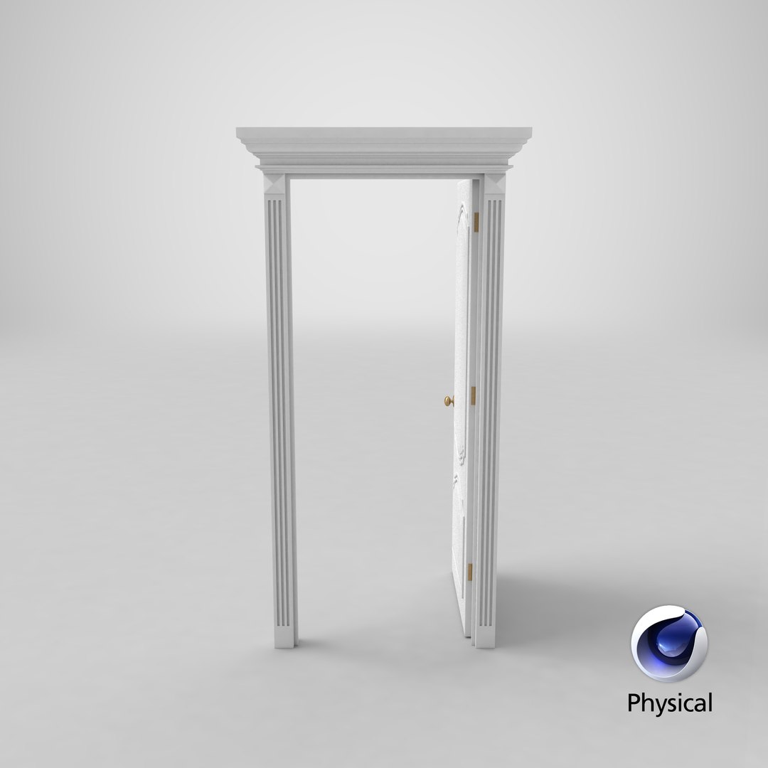 Classic-doors---door-4-open 3D model - TurboSquid 1238000