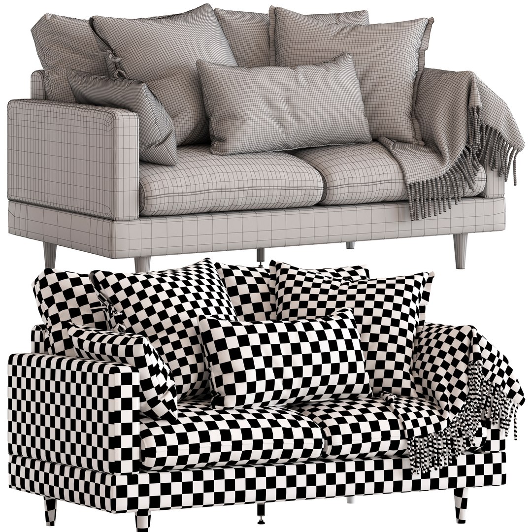 3D Temple And Webster Silas Sofa-2seater - TurboSquid 2166162