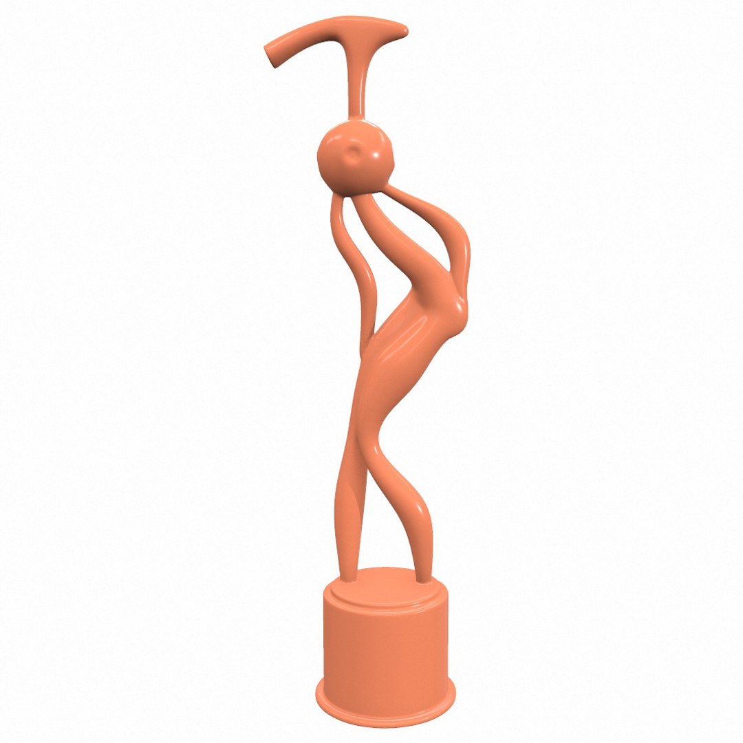 3D Abstract sculpture M057 model - TurboSquid 1870747